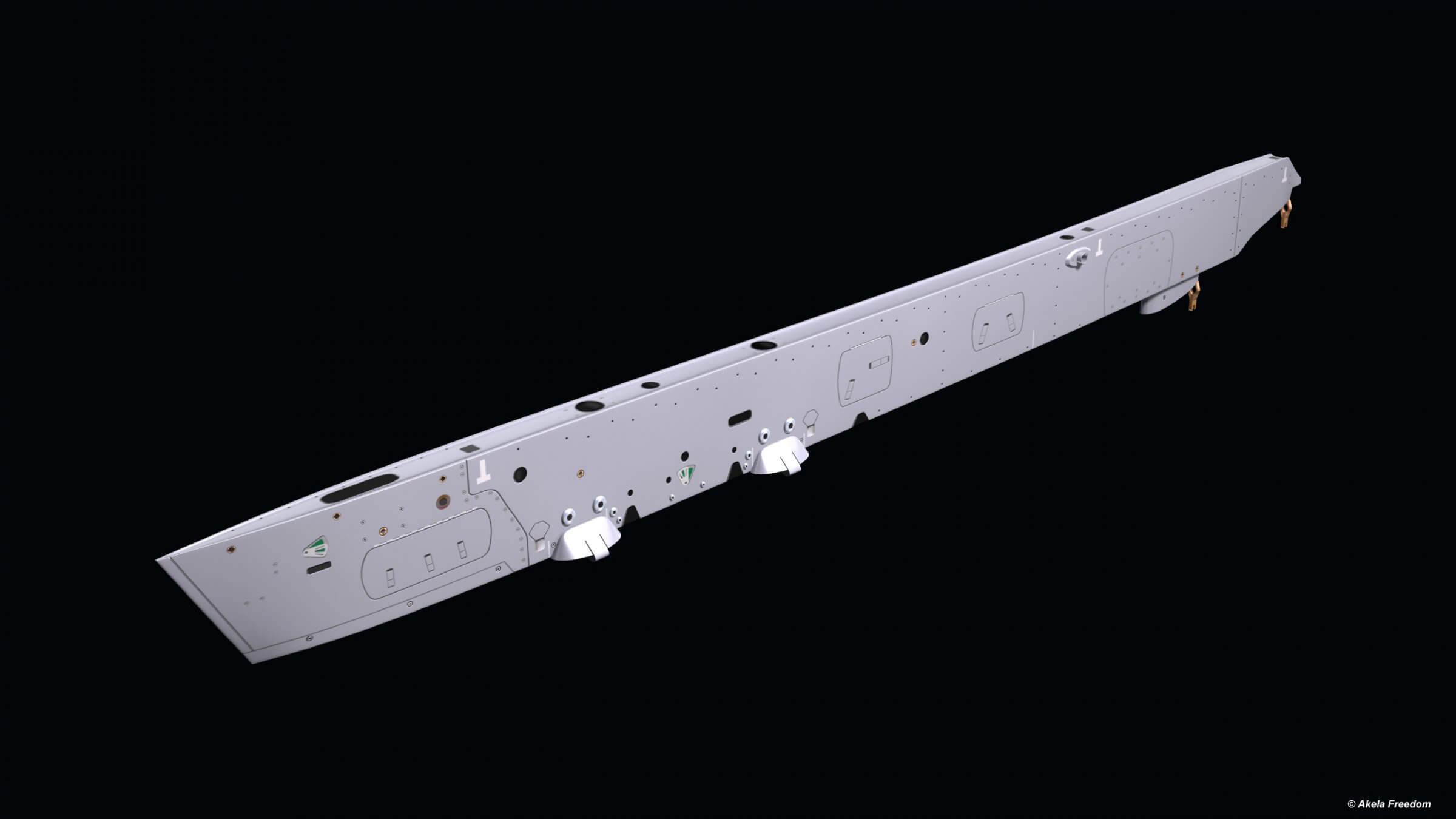 Pylones For Fuel Tanks - 3D Model by Akela Freedom