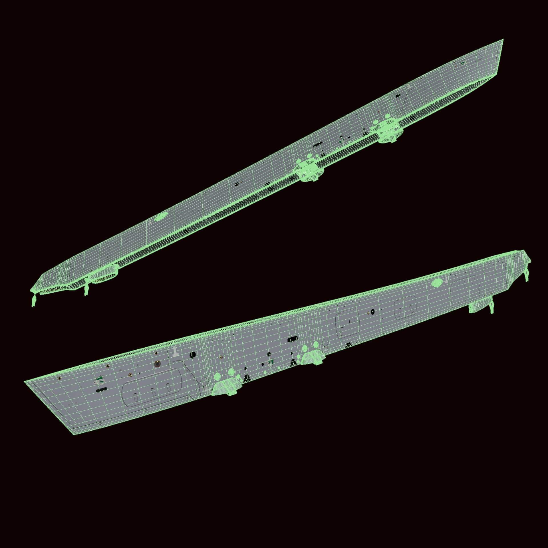 Pylones For Fuel Tanks - 3D Model by Akela Freedom