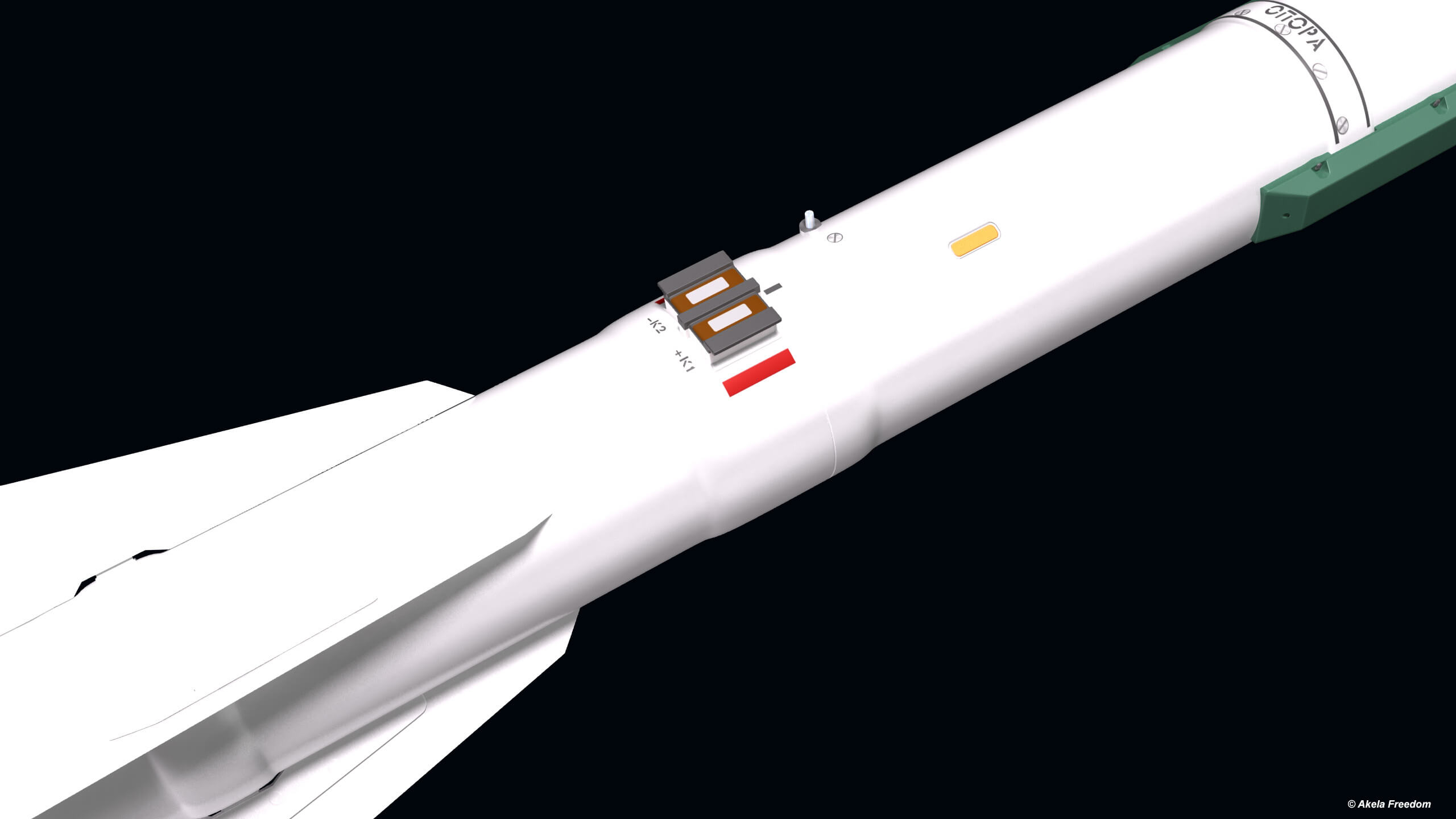 R-60M Missile 3D Model by Akela Freedom