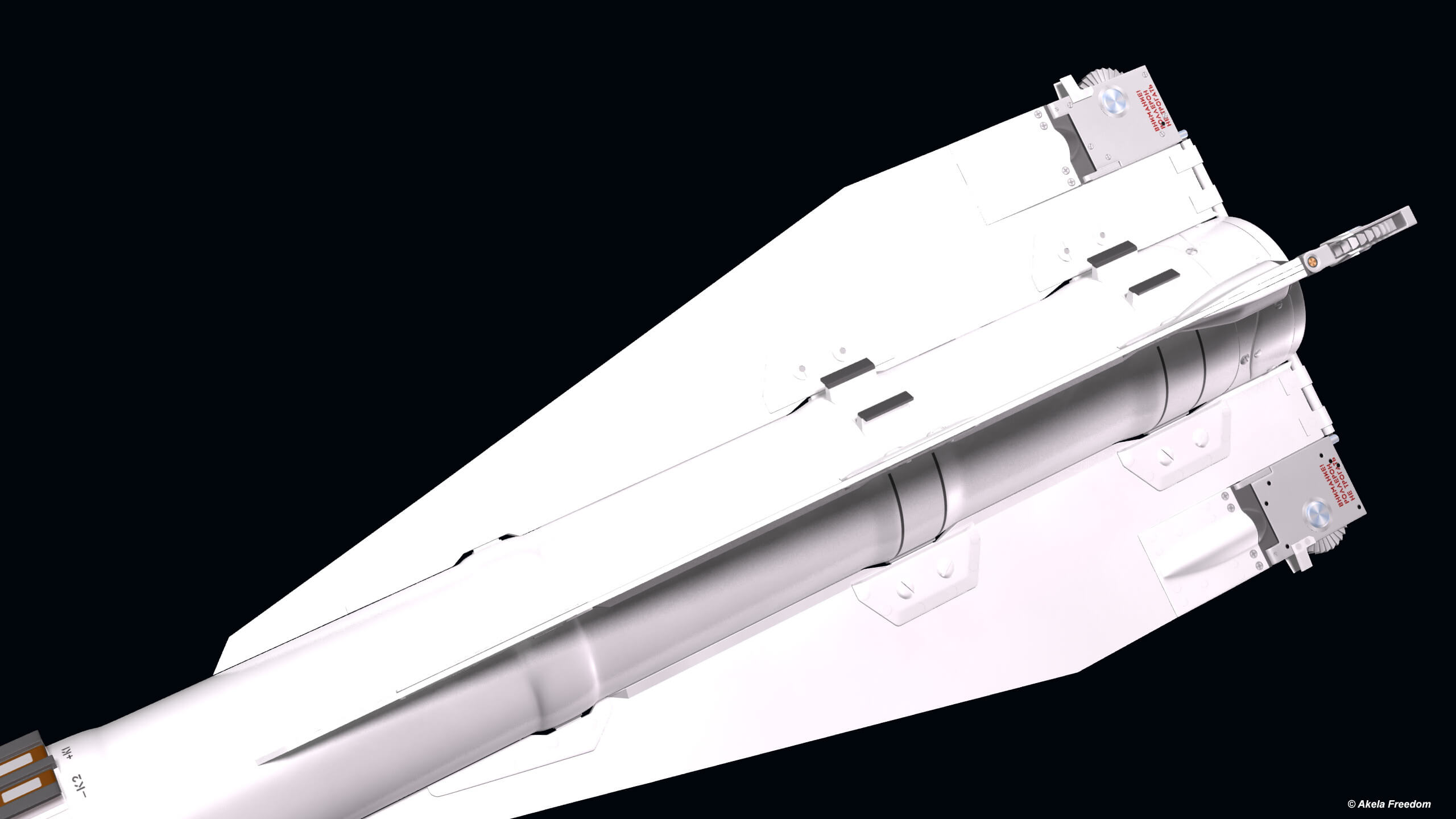 R-60M Missile 3D Model by Akela Freedom