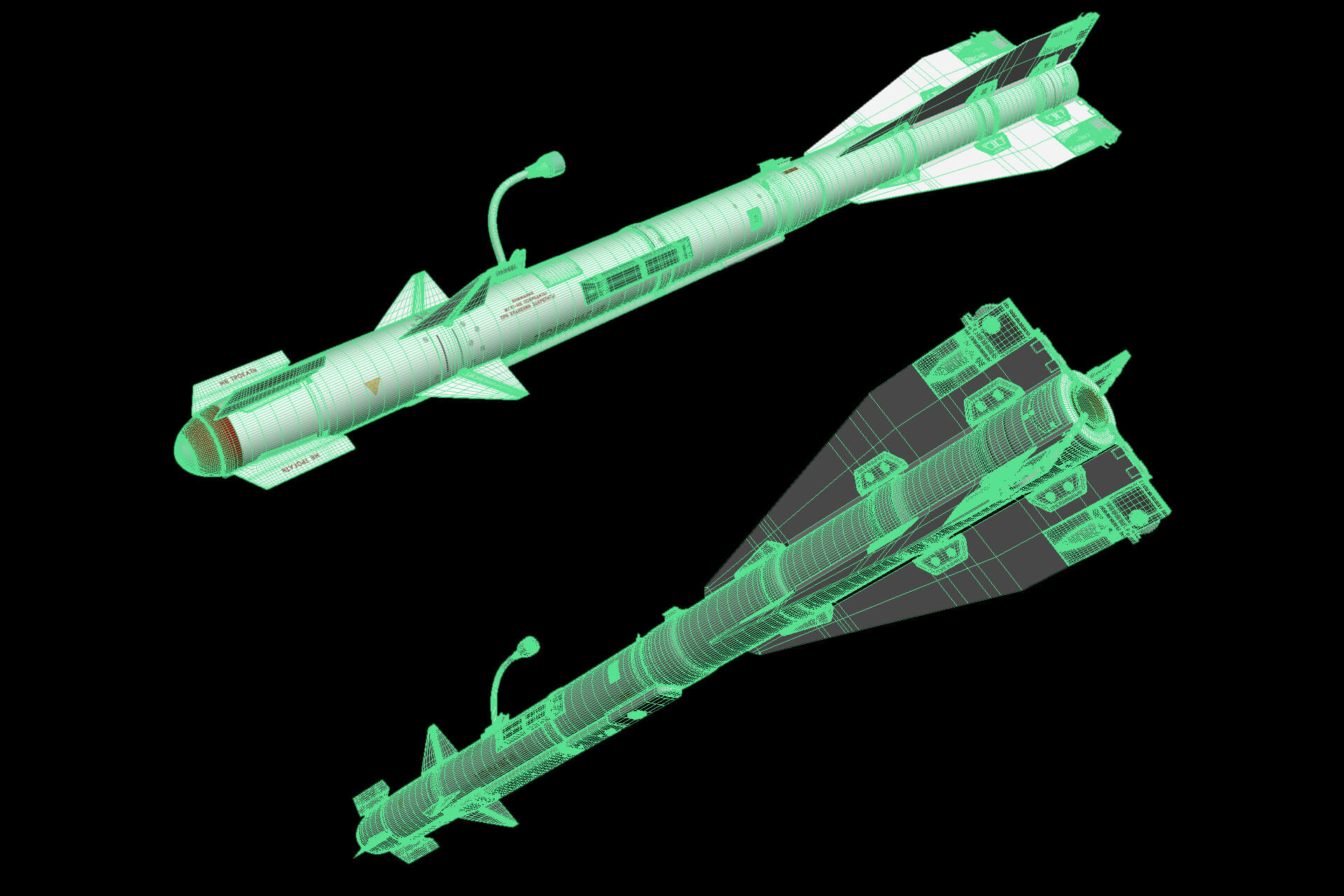 R-60M Missile 3D Model by Akela Freedom
