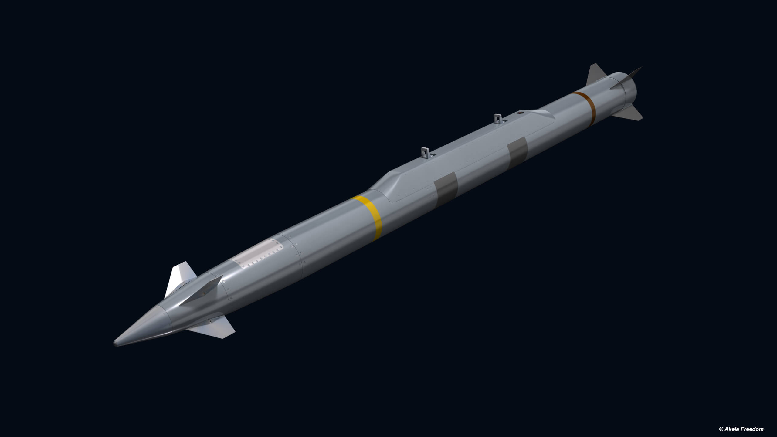 Rampage Missile - 3D Model by Akela Freedom