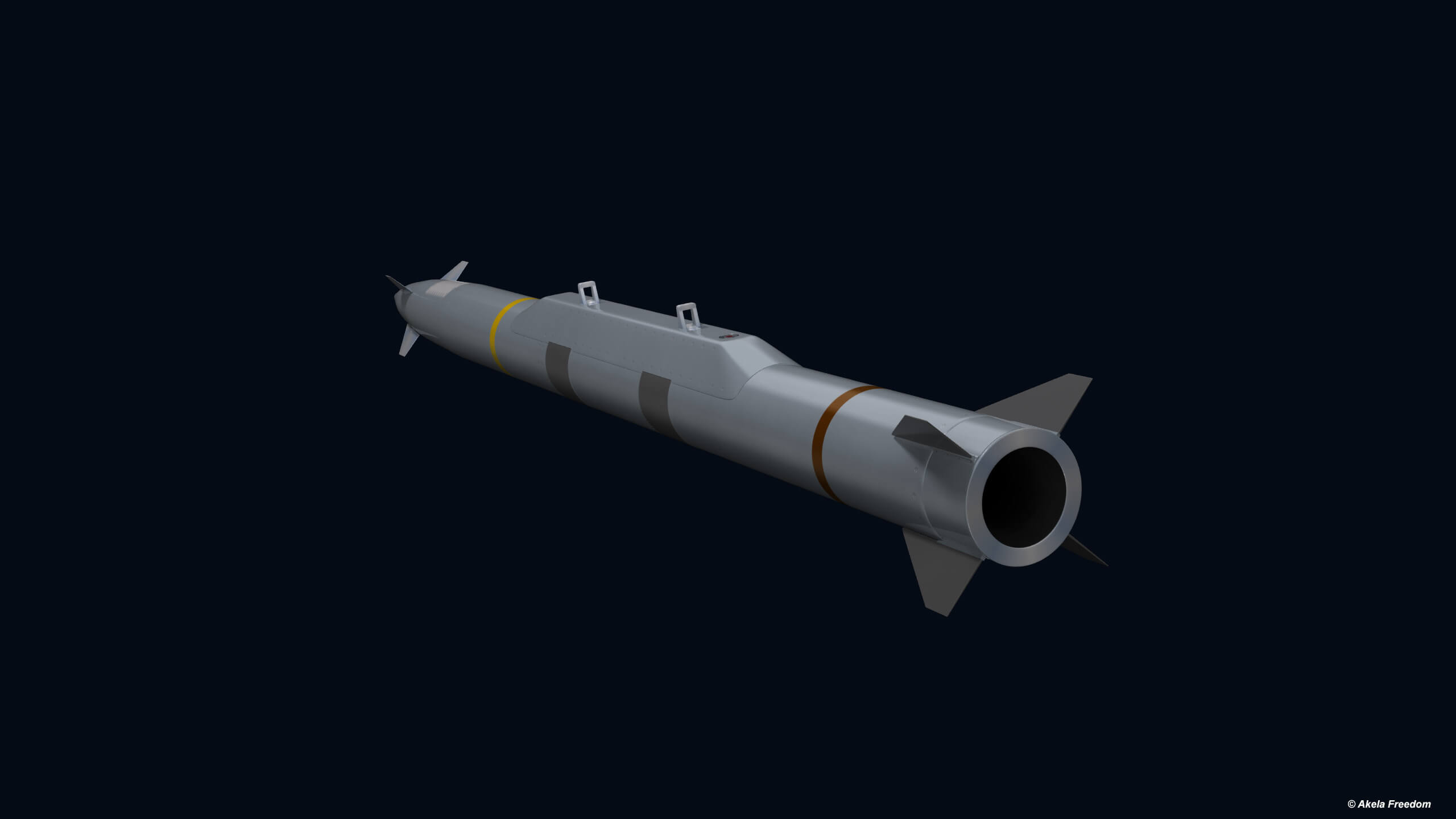 Rampage Missile - 3D Model by Akela Freedom