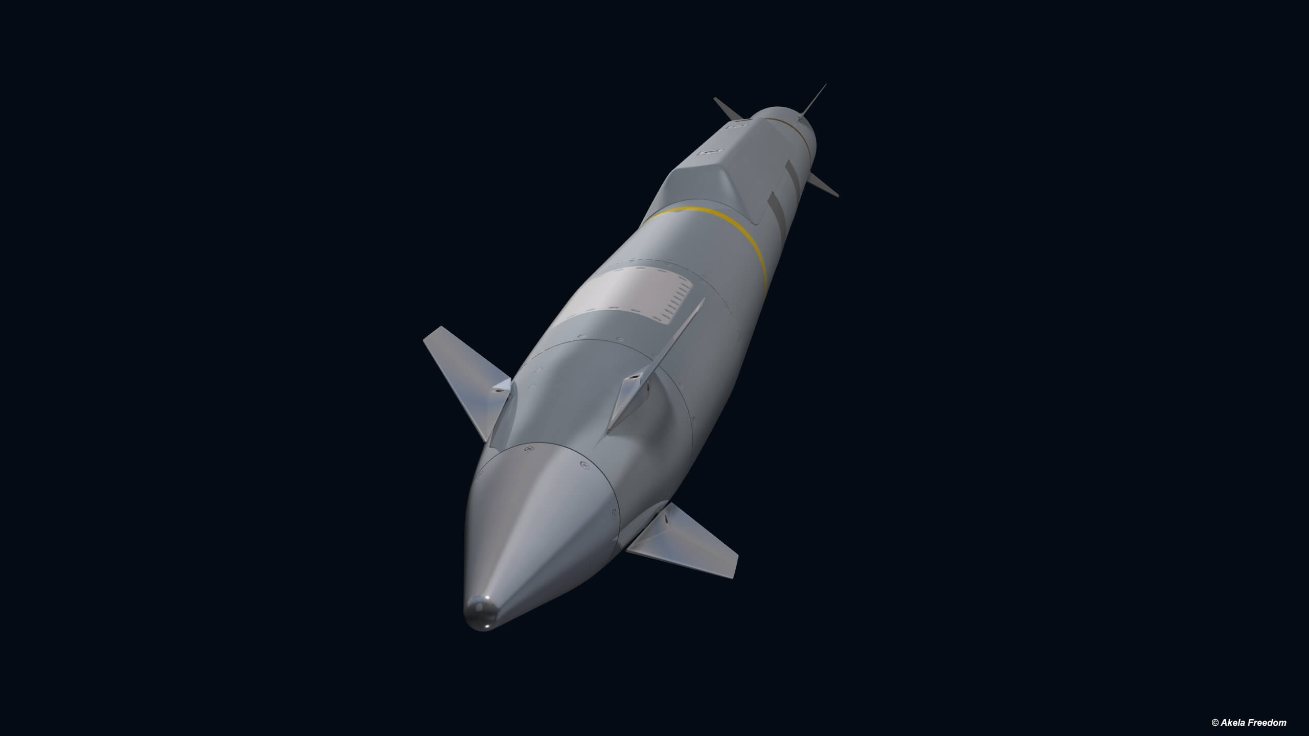 Rampage Missile - 3D Model by Akela Freedom