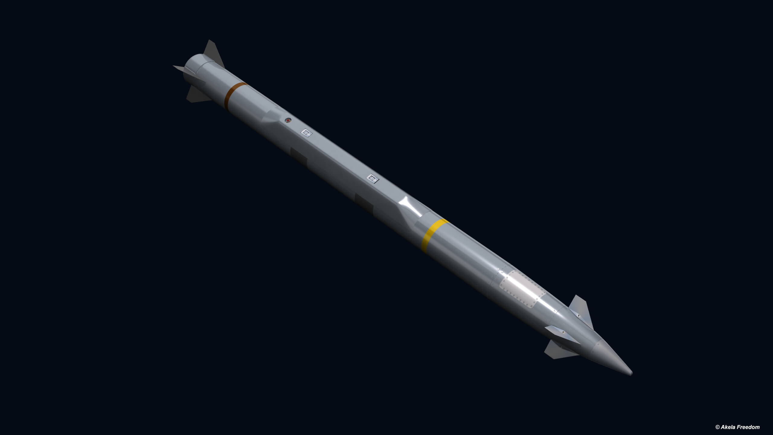 Rampage Missile - 3D Model by Akela Freedom