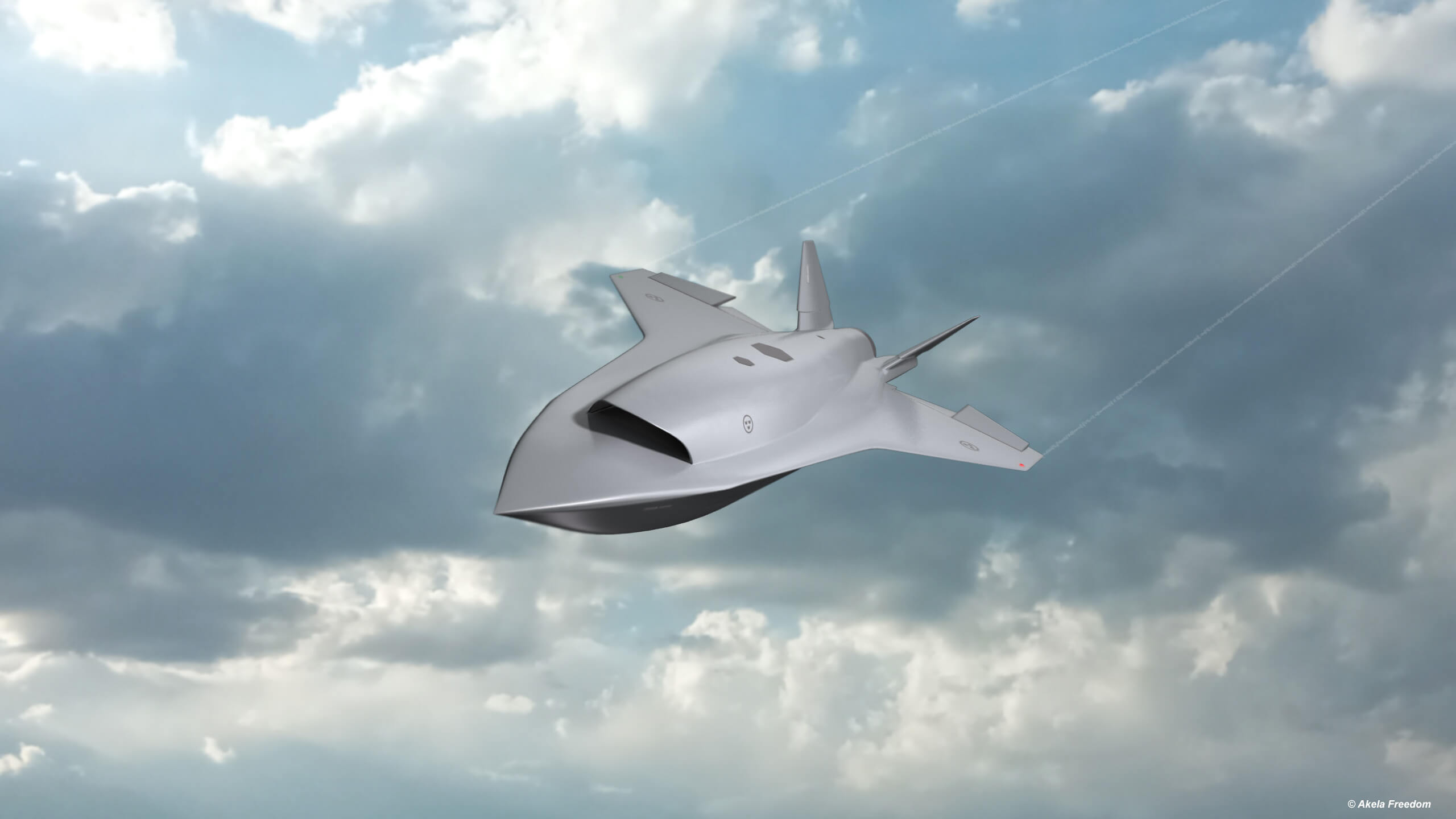SAAB Fcas UCAV - 3D Model by Akela Freedom