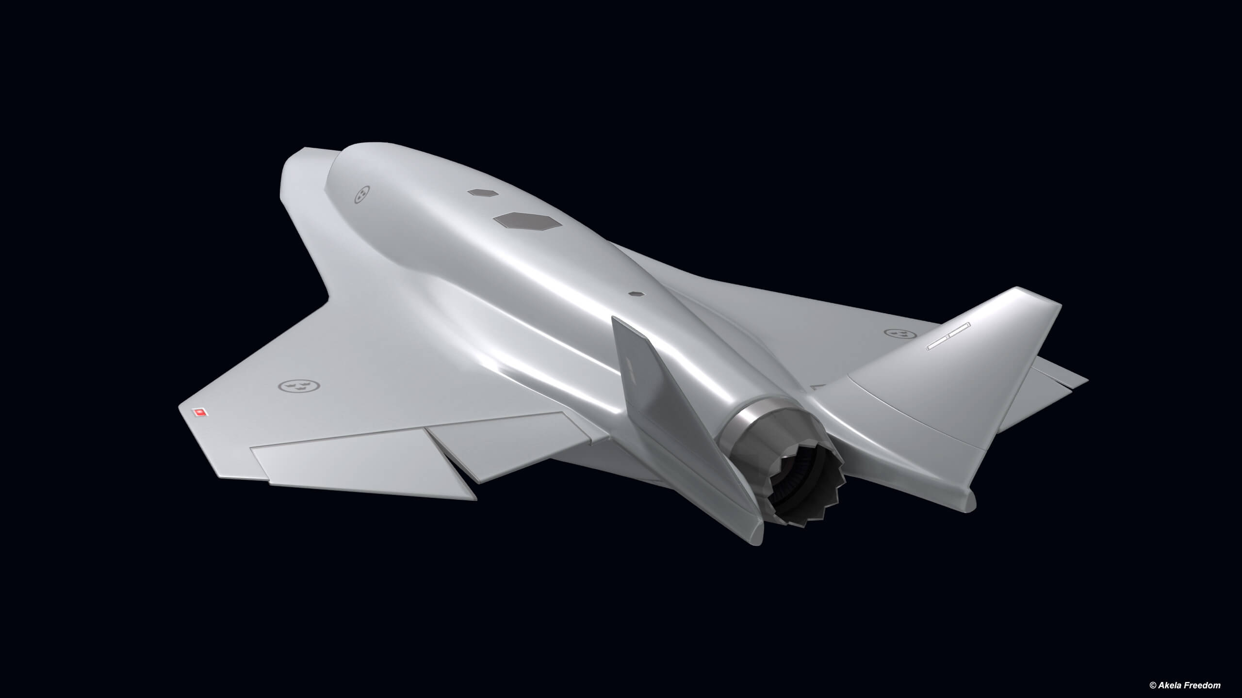 SAAB Fcas UCAV - 3D Model by Akela Freedom
