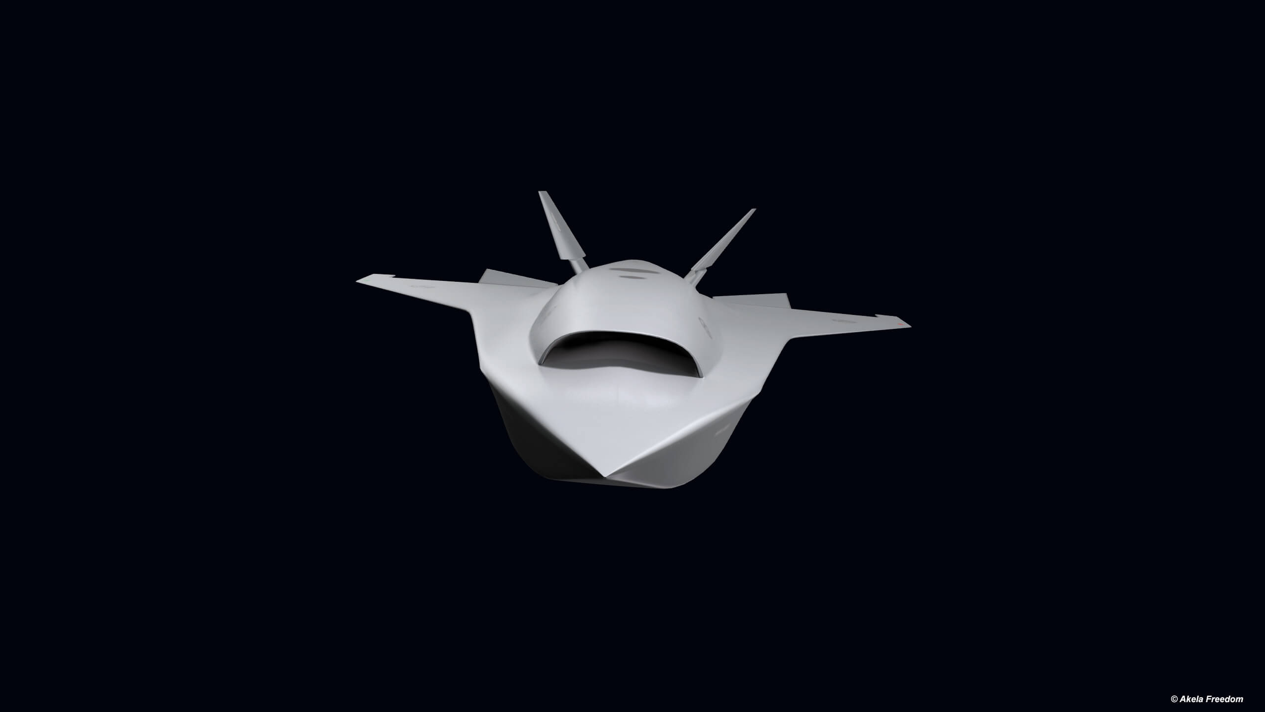 SAAB Fcas UCAV - 3D Model by Akela Freedom