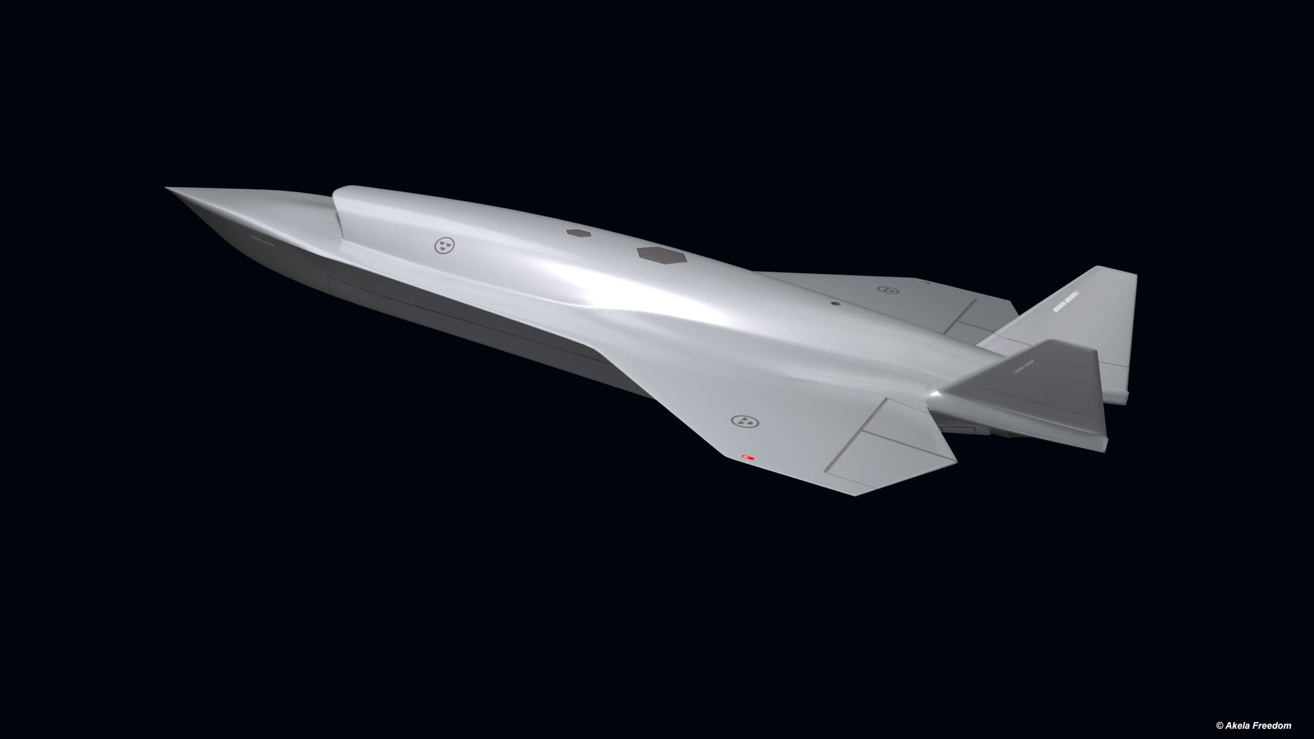 SAAB Fcas UCAV - 3D Model by Akela Freedom