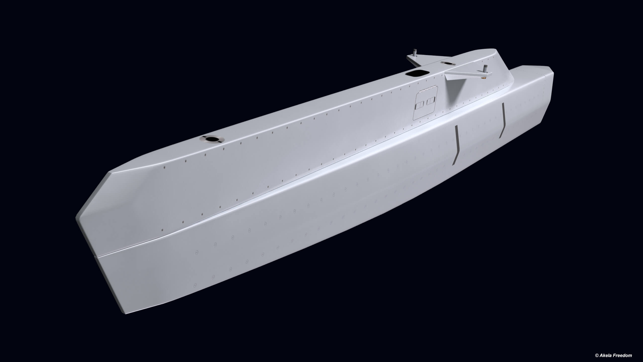 Sensor Pod for F-22 Raptor 3D Model by Akela Freedom