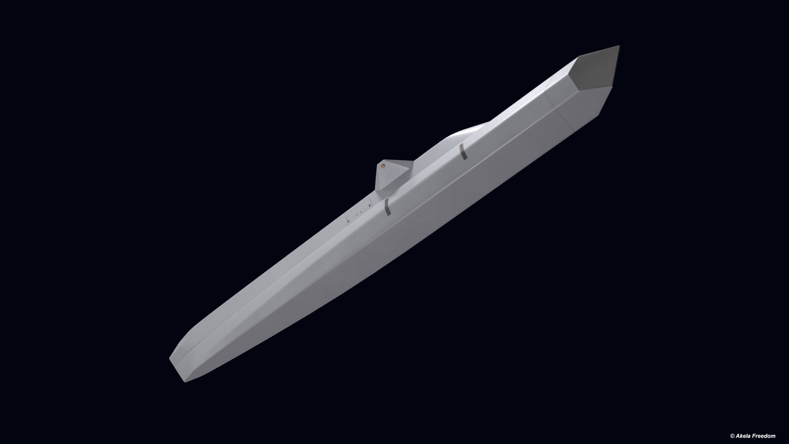 Sensor Pod for F-22 Raptor 3D Model by Akela Freedom