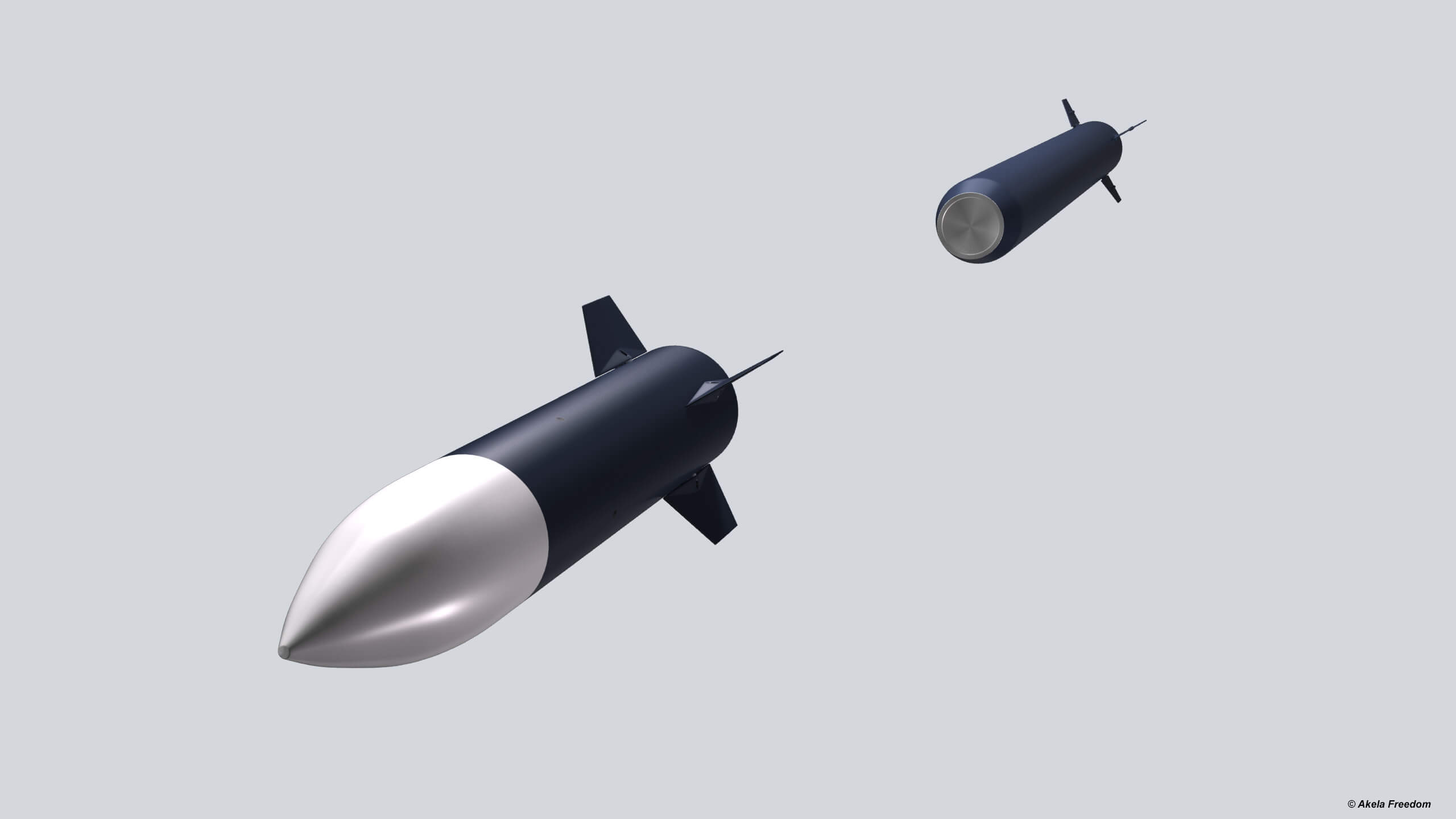 Skysonic Missile - 3D Model by Akela Freedom