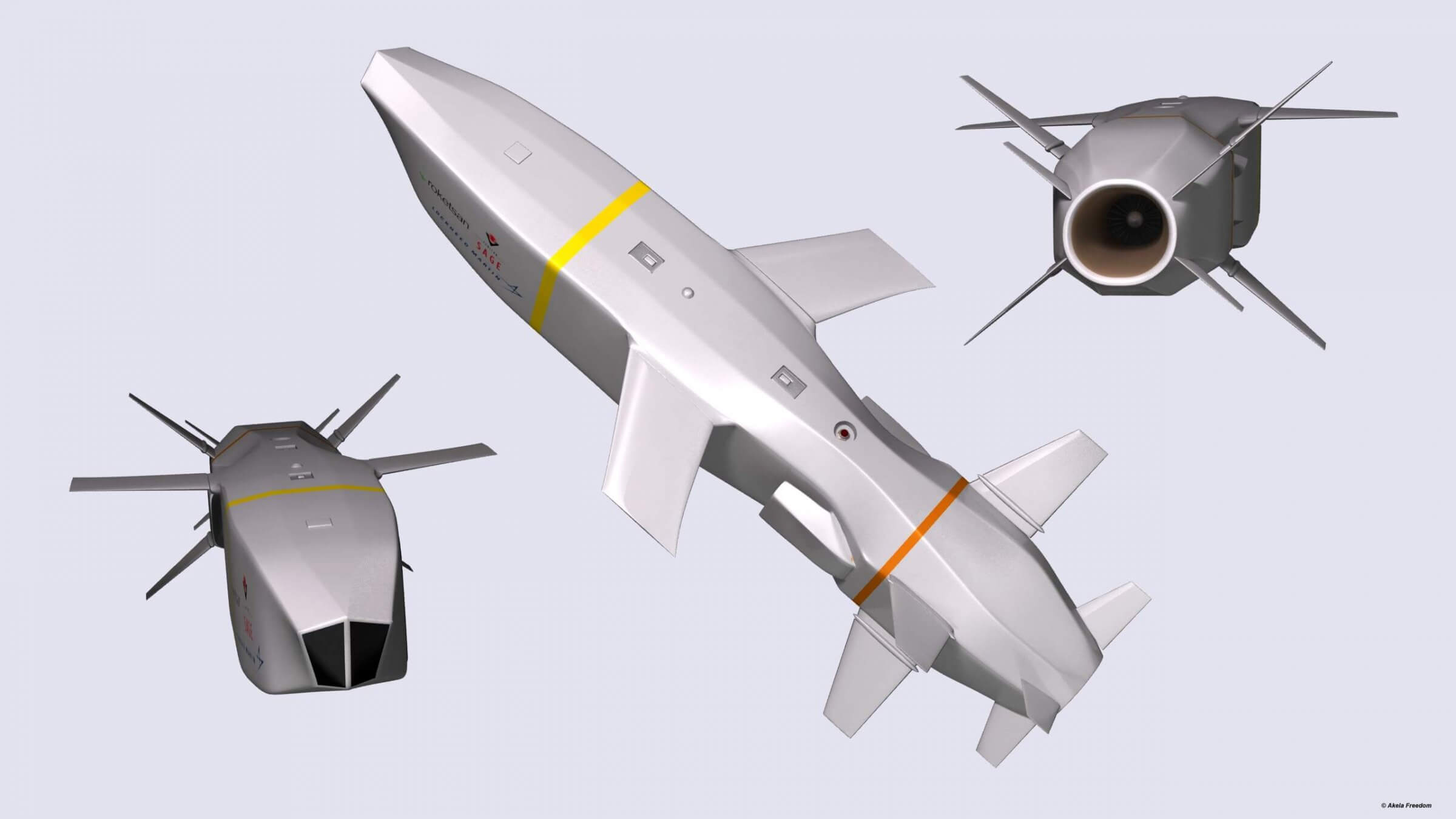 SOM-J Missile 3D Model by Akela Freedom