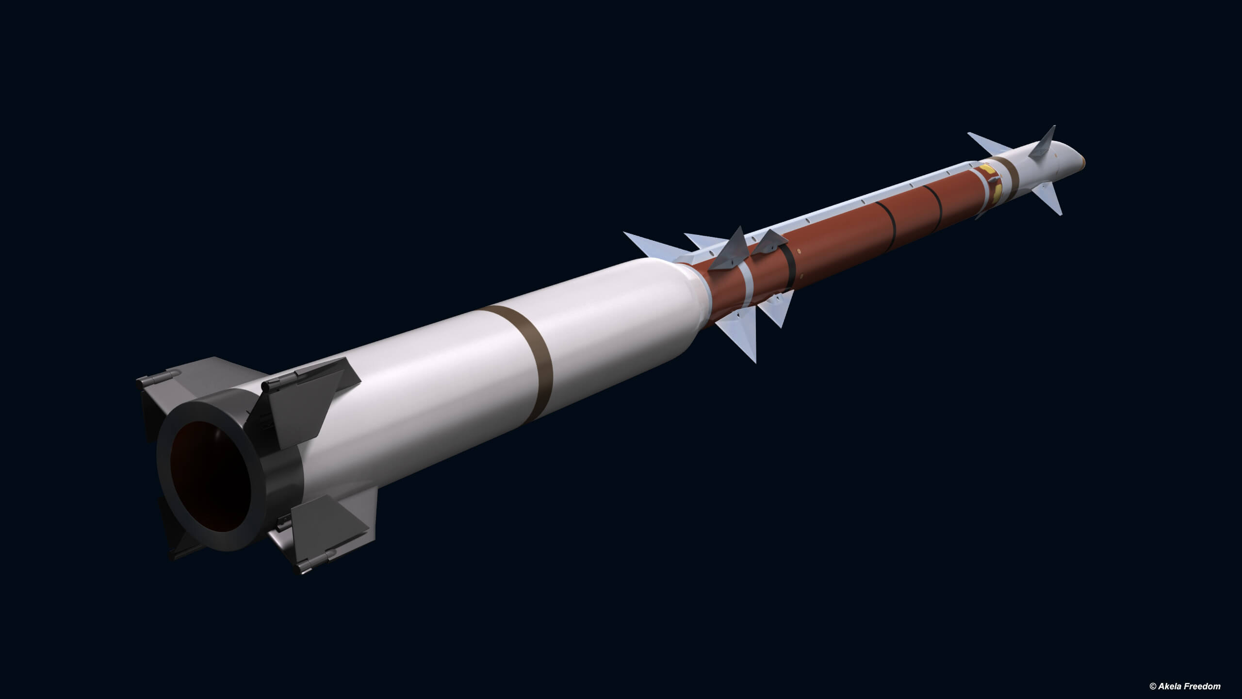 Stunner Missile for David's Sling - 3D Model by Akela Freedom