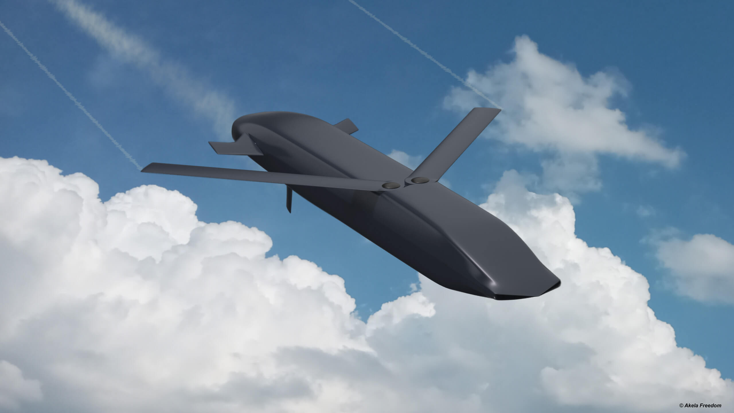 Subsonic Cruise Missile From MBDA - 3D Model by Akela Freedom