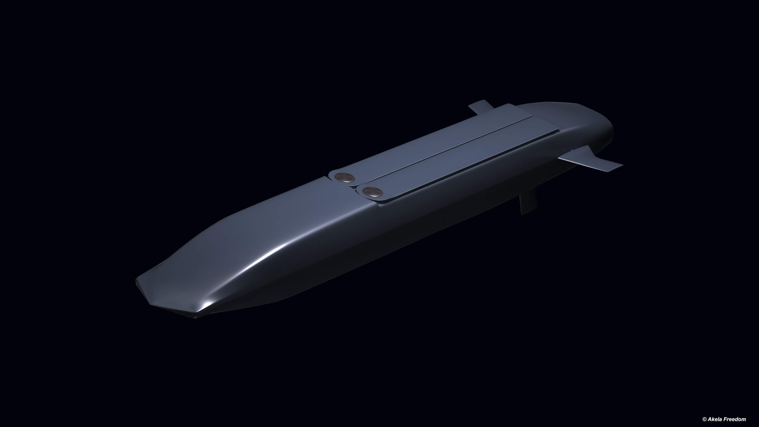 Subsonic Cruise Missile From MBDA - 3D Model by Akela Freedom
