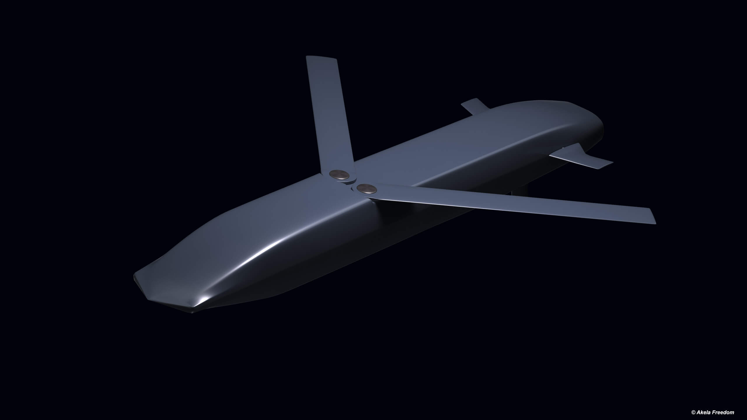 Subsonic Cruise Missile From MBDA - 3D Model by Akela Freedom