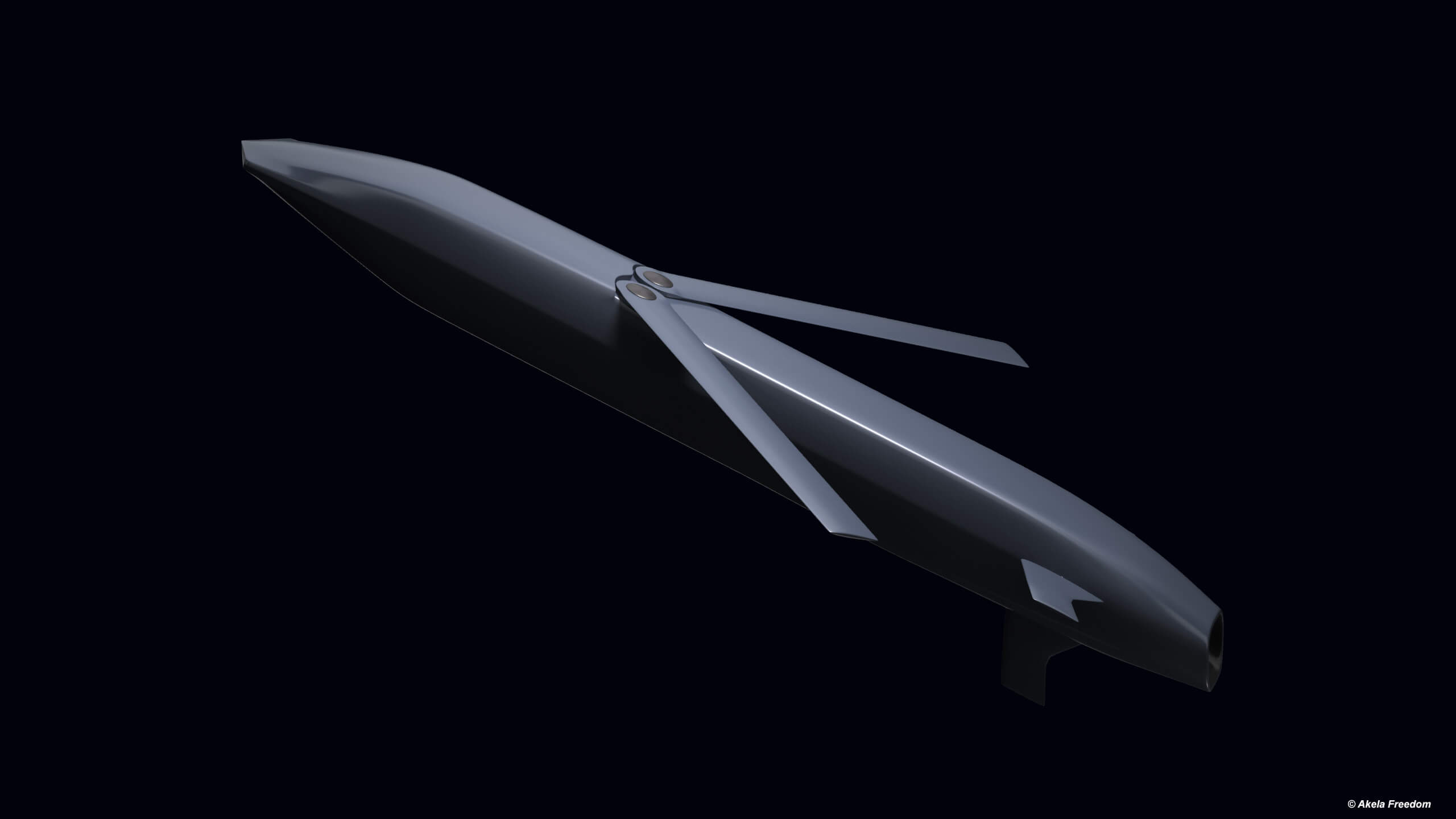 Subsonic Cruise Missile From MBDA - 3D Model by Akela Freedom