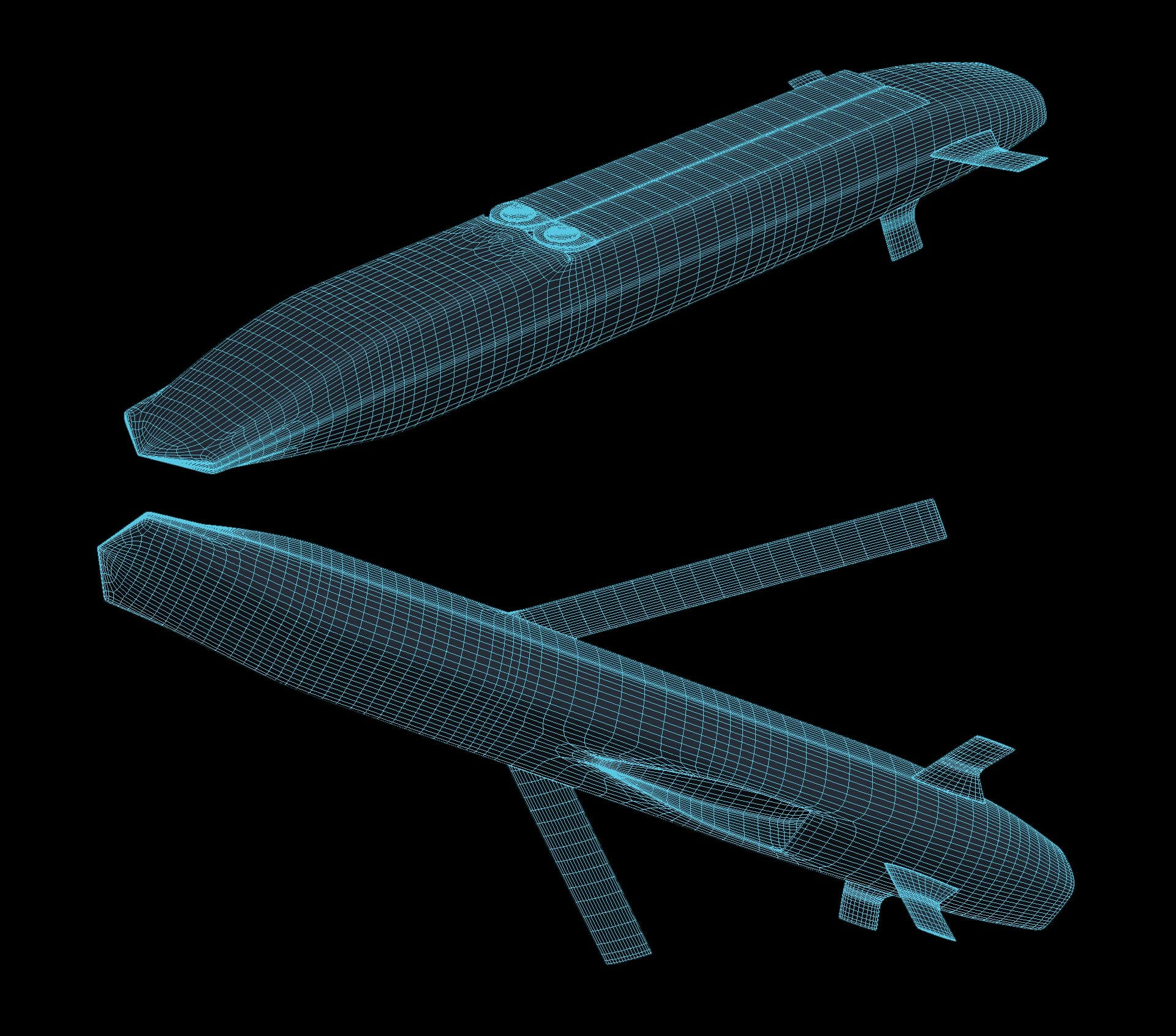 Subsonic Cruise Missile From MBDA - 3D Model by Akela Freedom