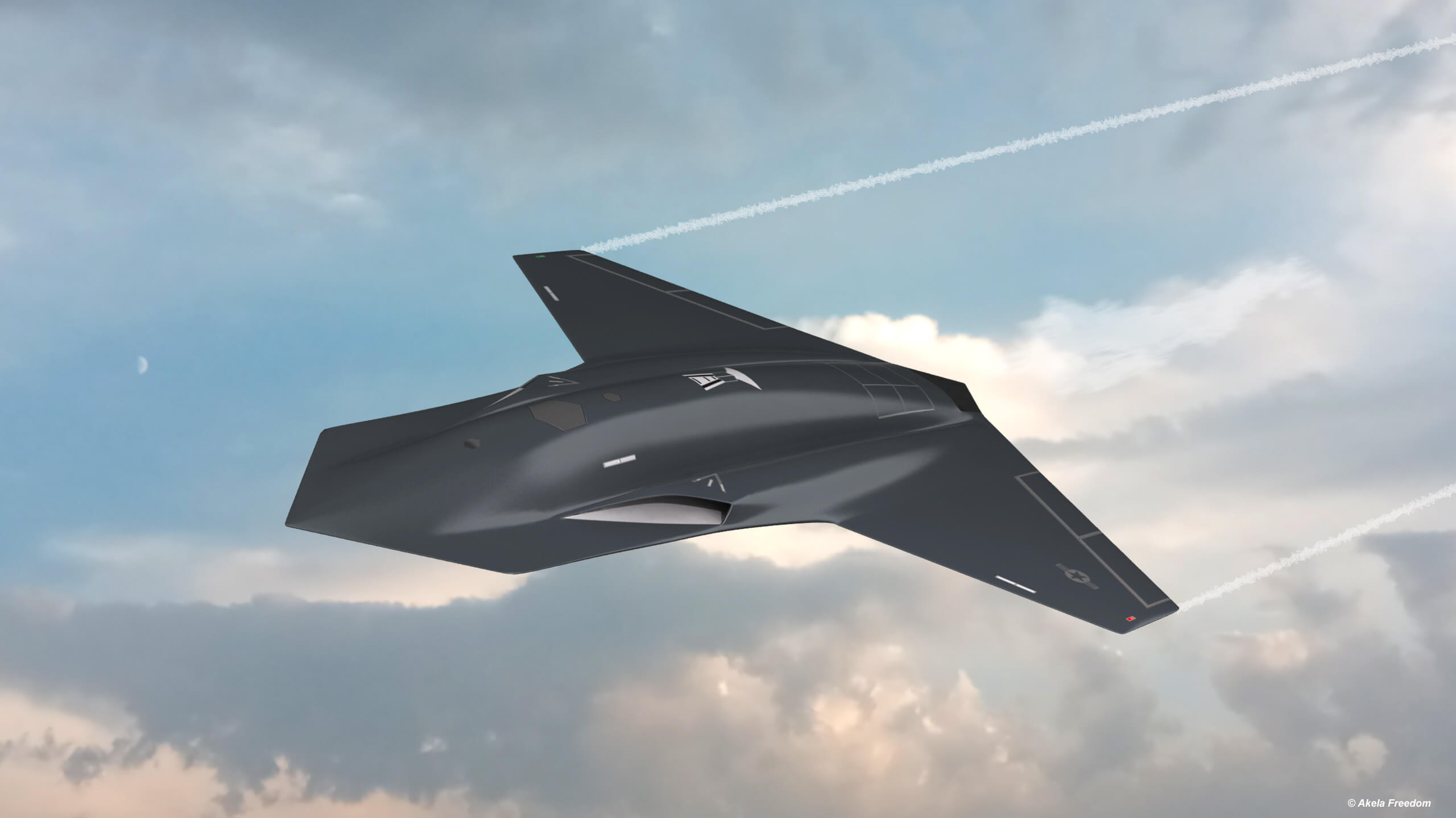Thanatos UCAV - 3D Model by Akela Freedom