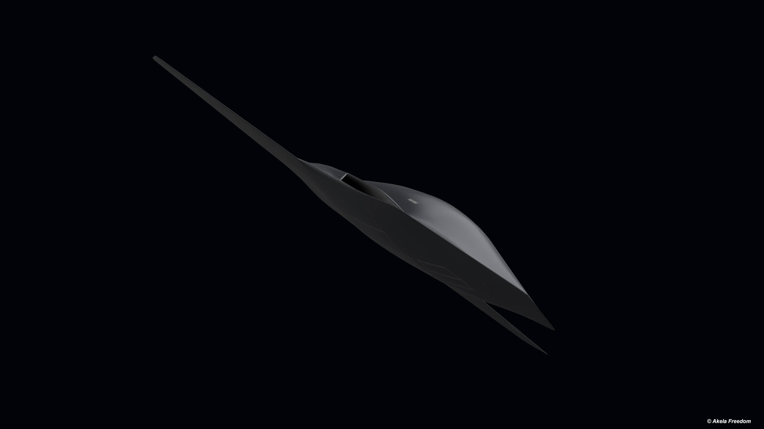 Thanatos UCAV - 3D Model by Akela Freedom