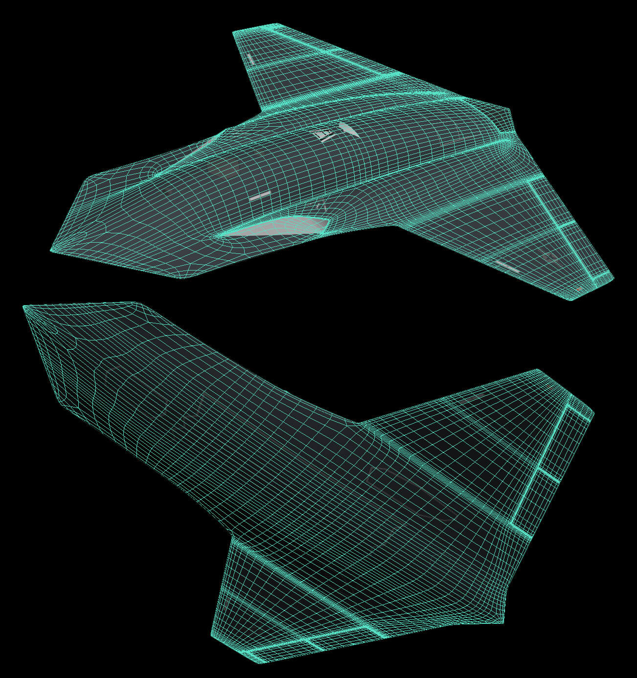 Thanatos UCAV - 3D Model by Akela Freedom