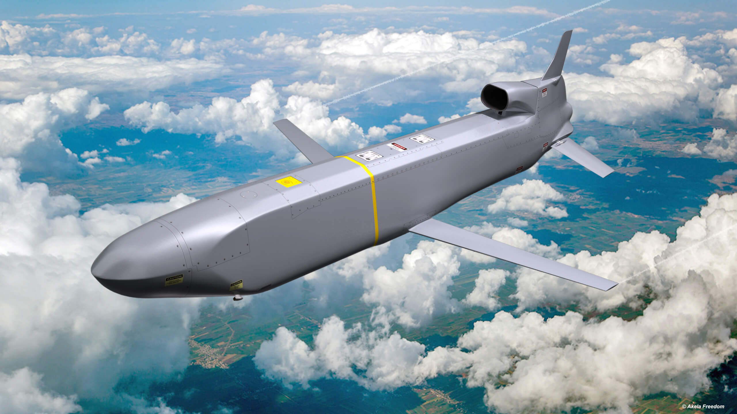 AGM-86B Cruise Missile 3D Model by Akela Freedom