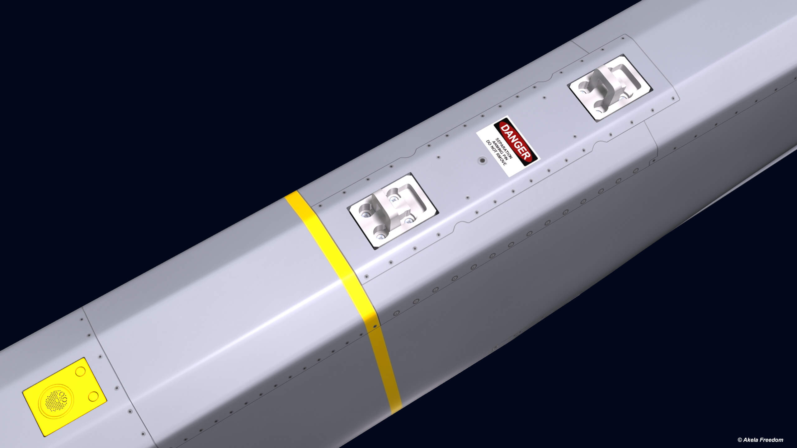 AGM-86B Cruise Missile 3D Model by Akela Freedom