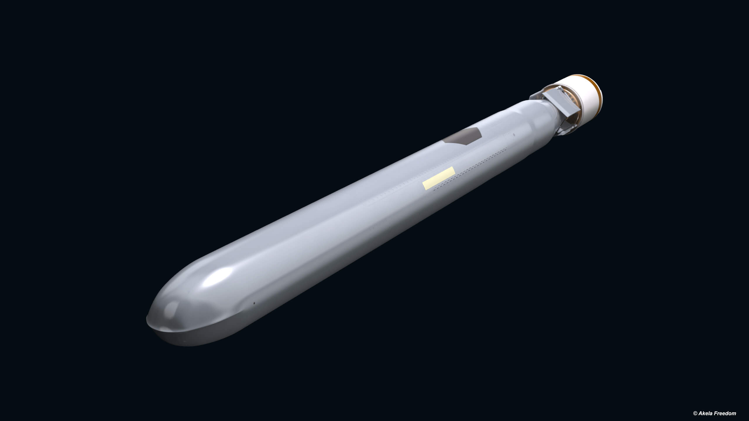Tomahawk Block V Missile - 3D Model by Akela Freedom