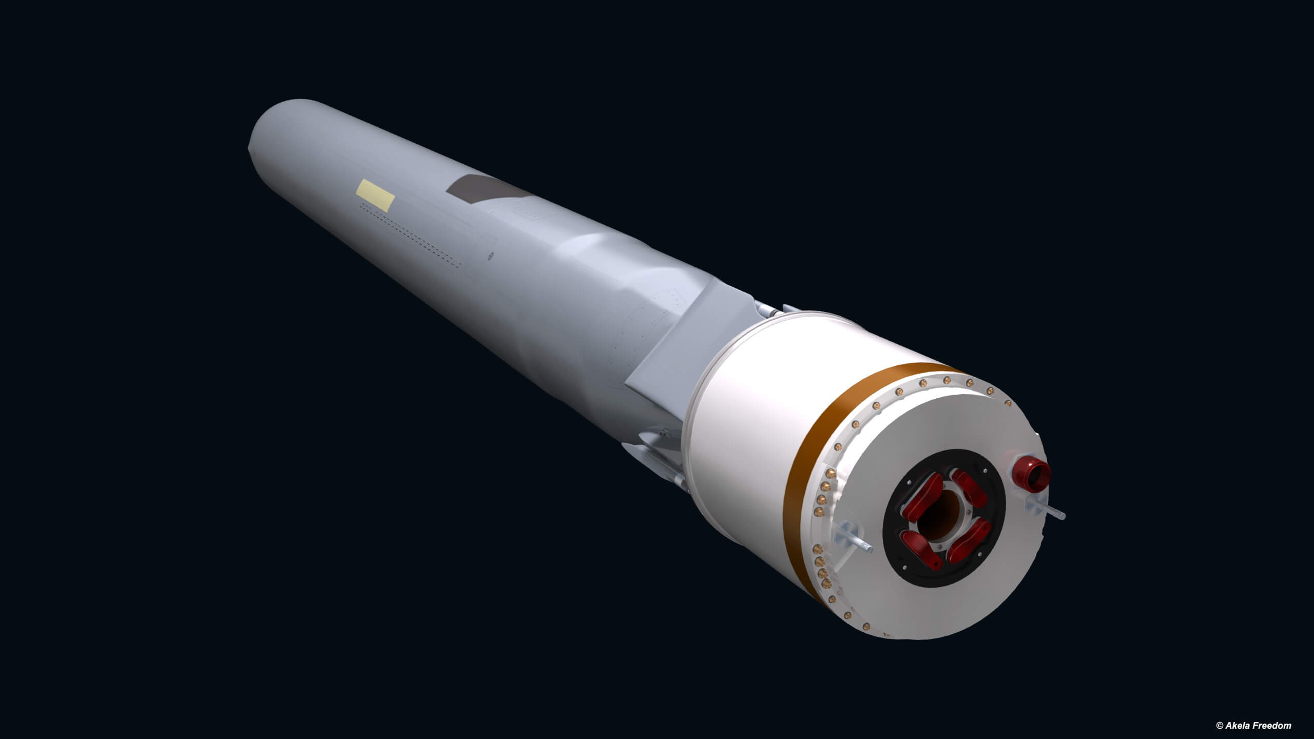 Tomahawk Block V Missile - 3D Model by Akela Freedom