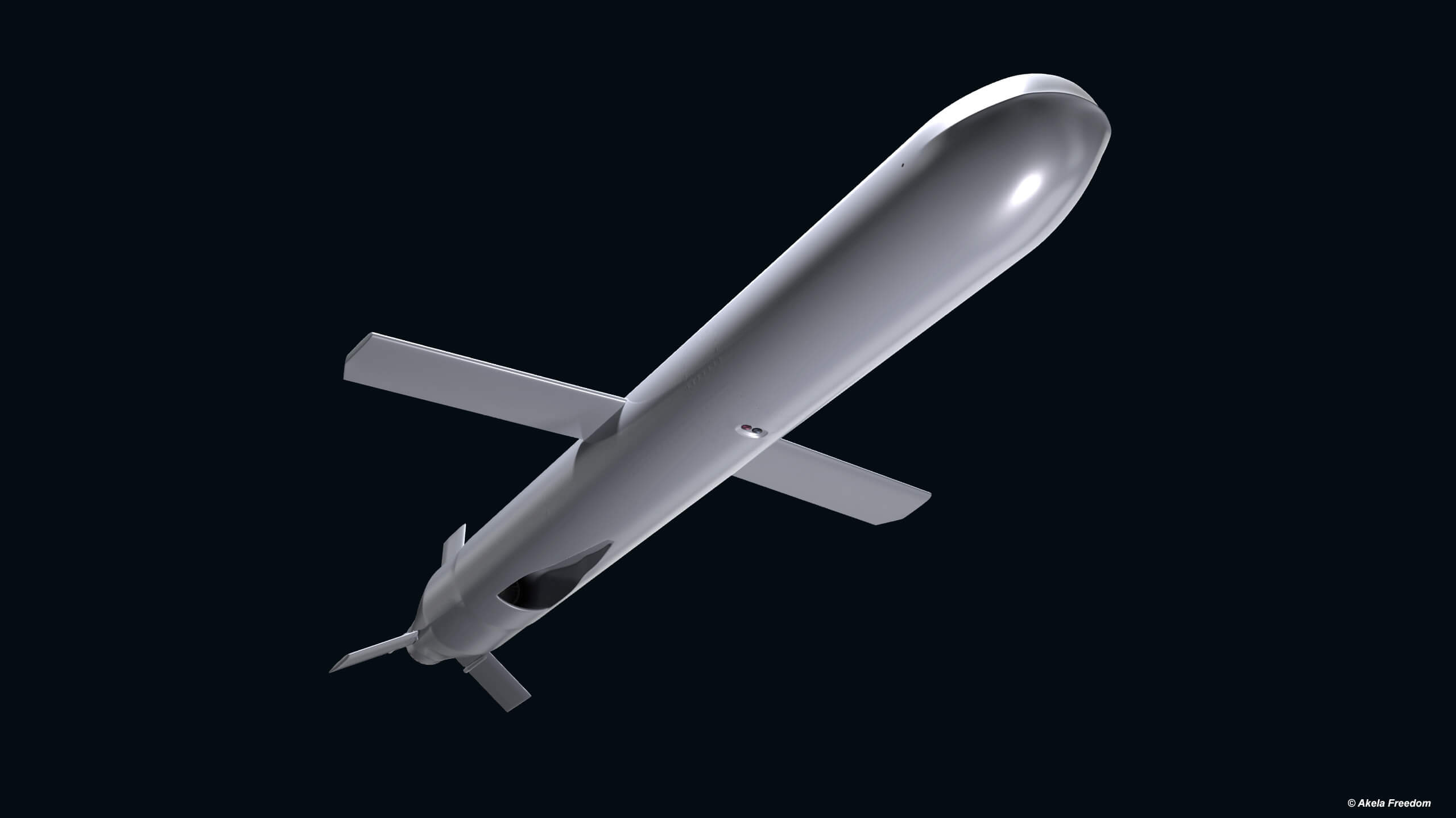 Tomahawk Block V Missile - 3D Model by Akela Freedom