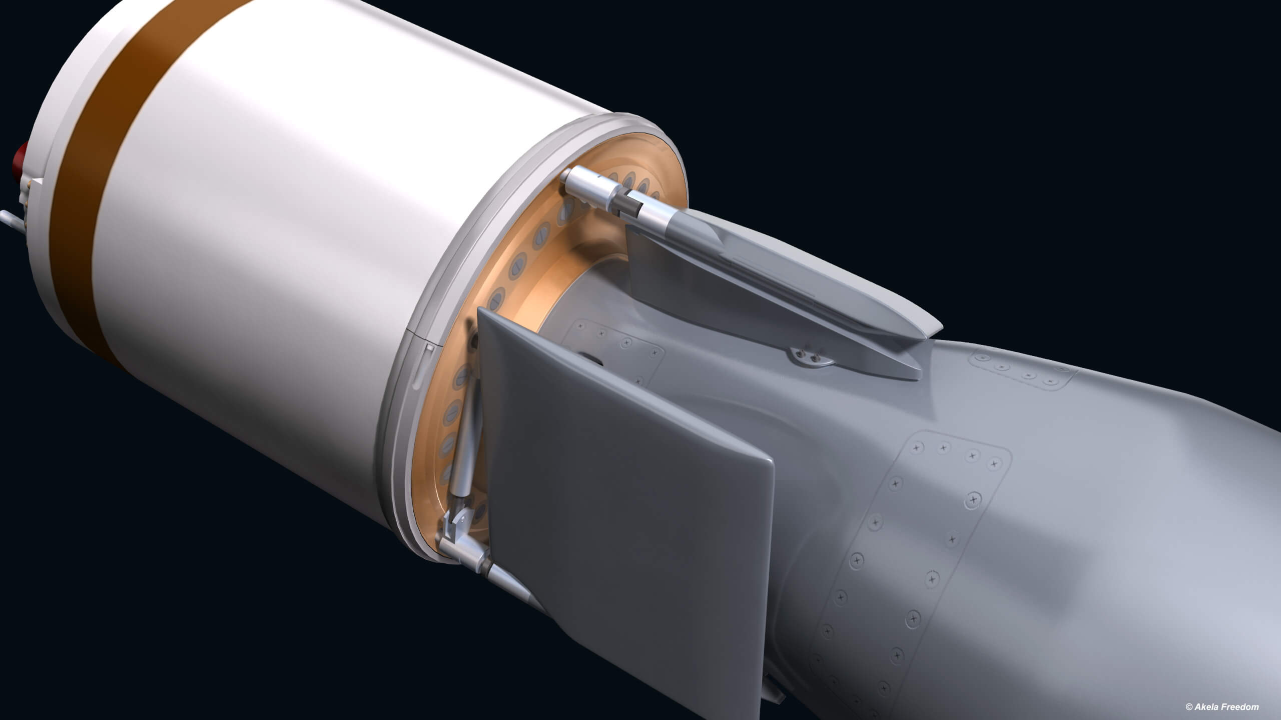 Tomahawk Block V Missile - 3D Model by Akela Freedom