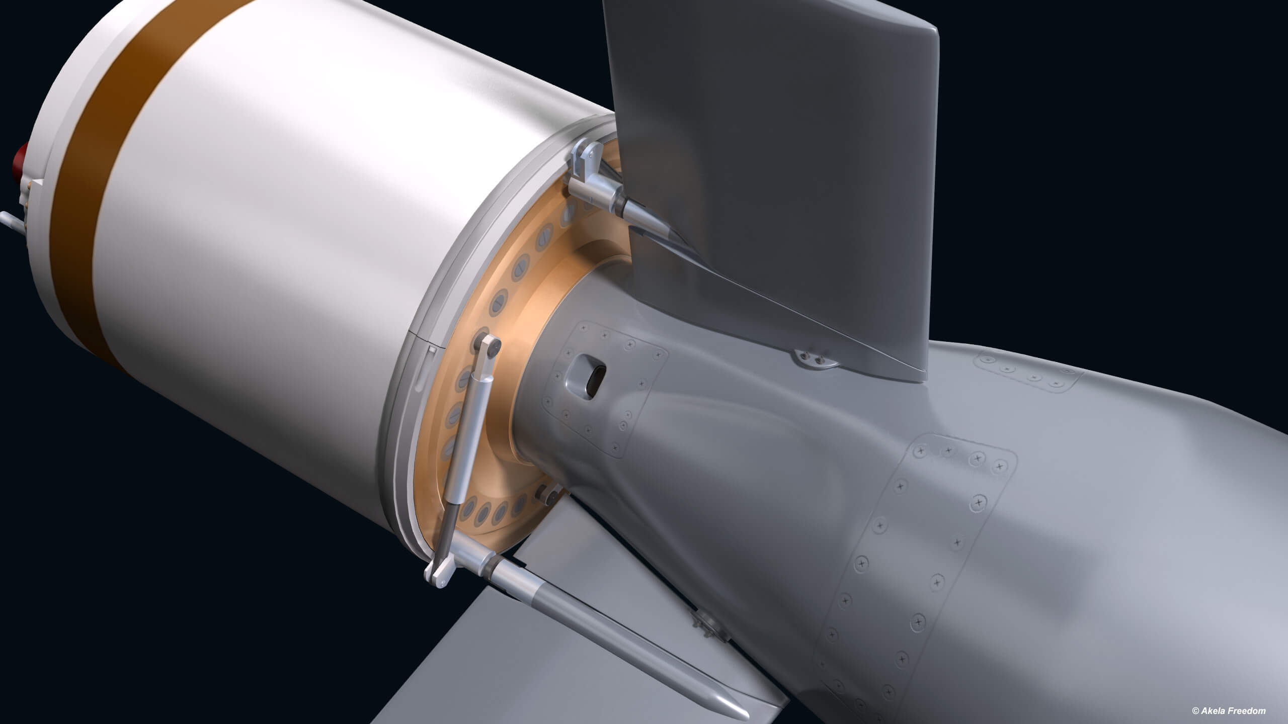 Tomahawk Block V Missile - 3D Model by Akela Freedom