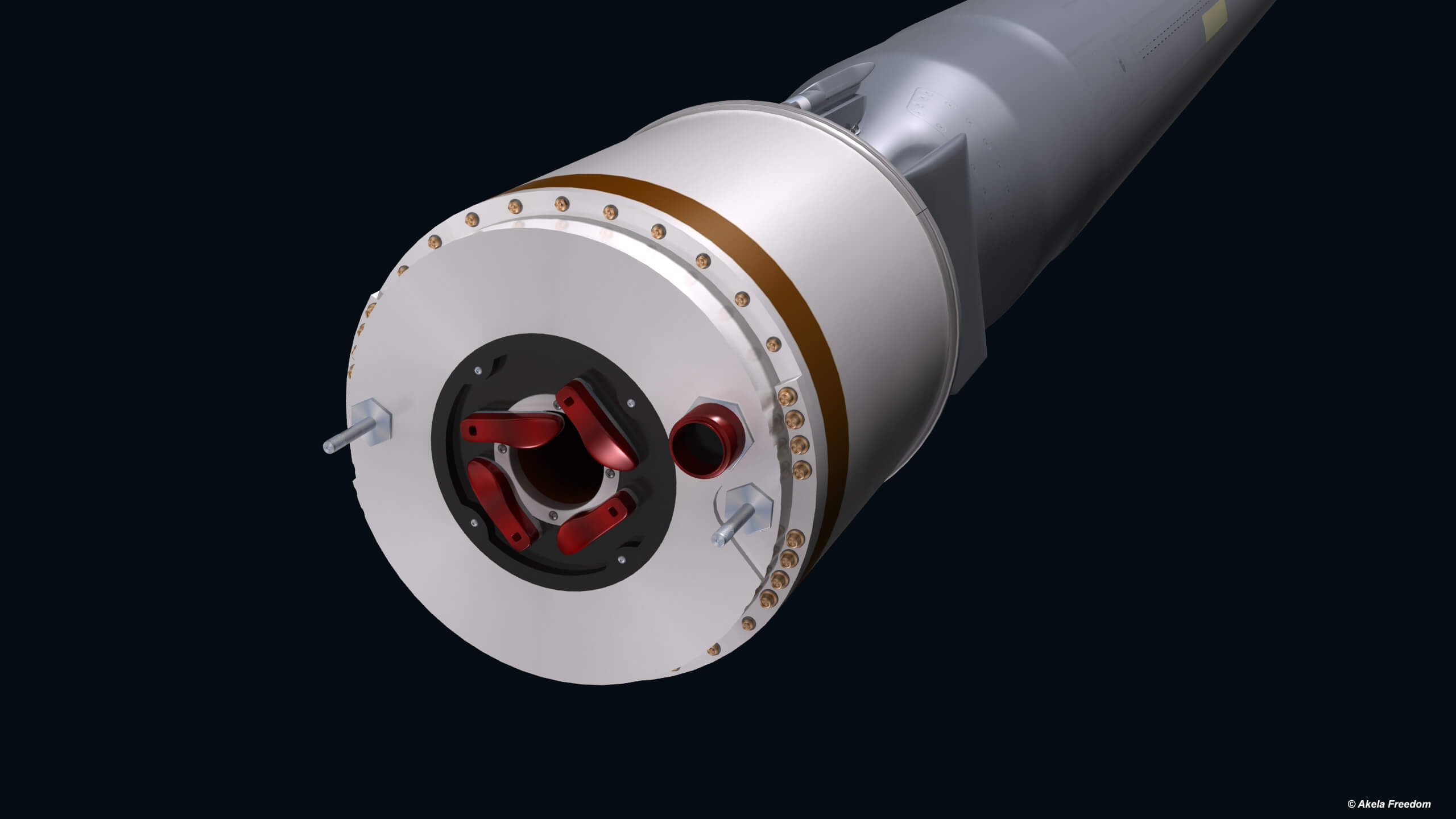 Tomahawk Block V Missile - 3D Model by Akela Freedom