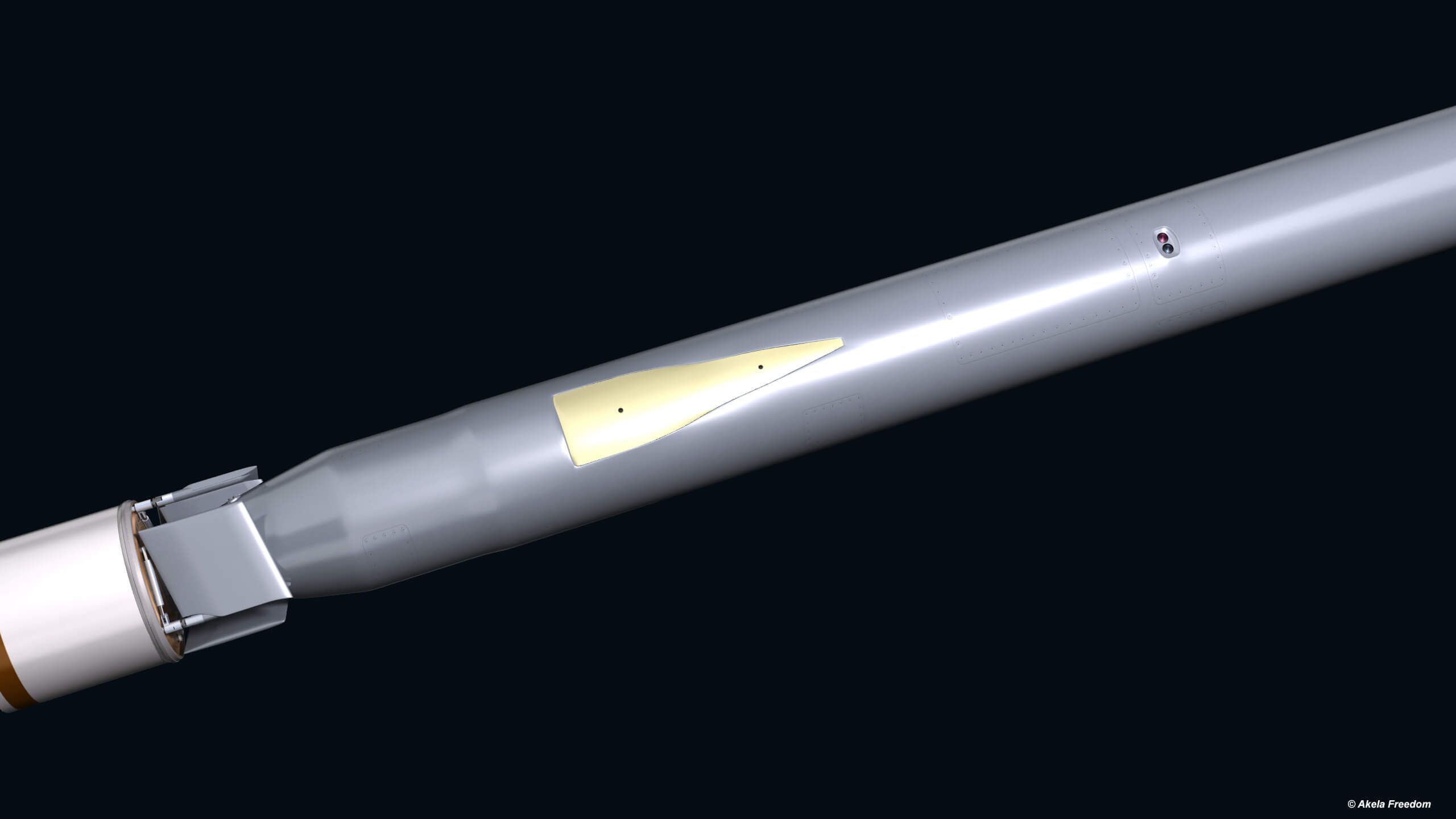 Tomahawk Block V Missile - 3D Model by Akela Freedom