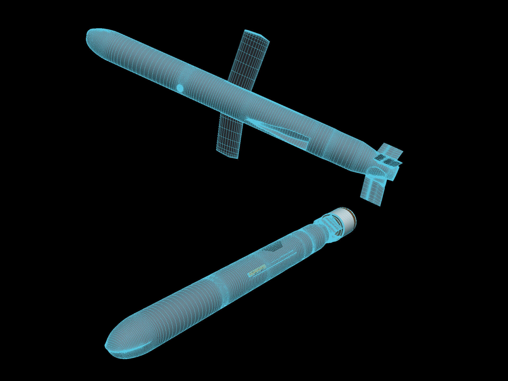 Tomahawk Block V Missile - 3D Model by Akela Freedom
