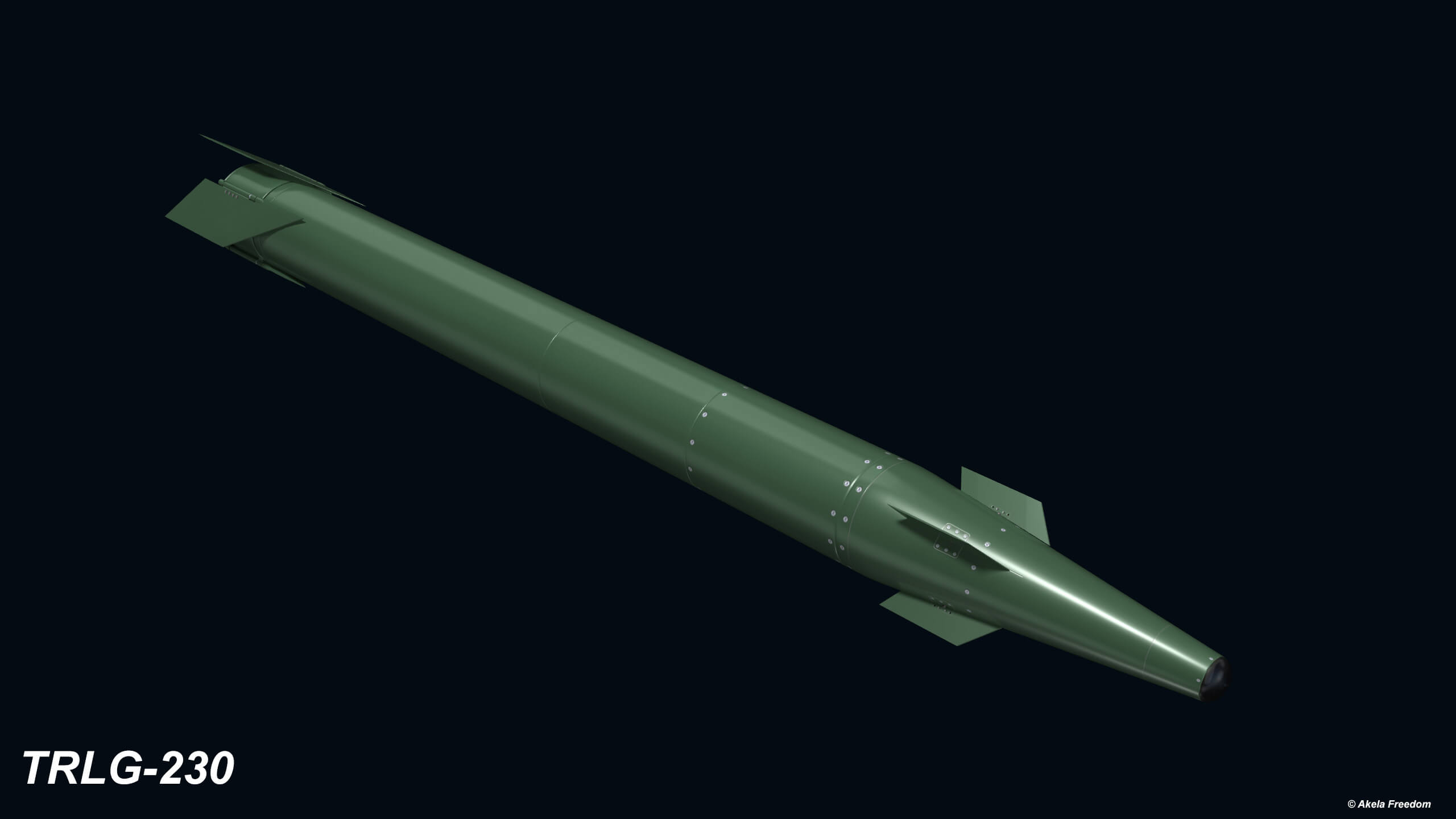 TRG-230 Family of Guided Missiles 3D Model by Akela Freedom