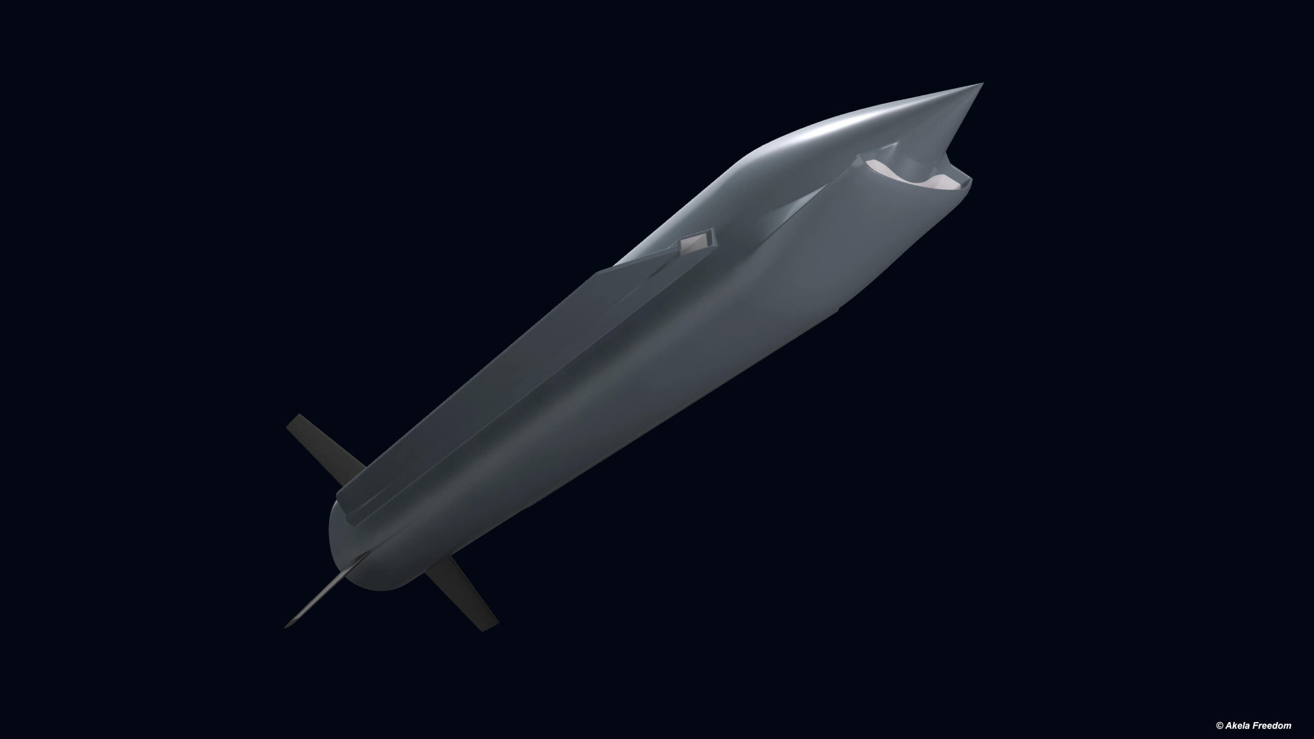 Tyrfing 3Sm Missile - 3D Model by Akela Freedom