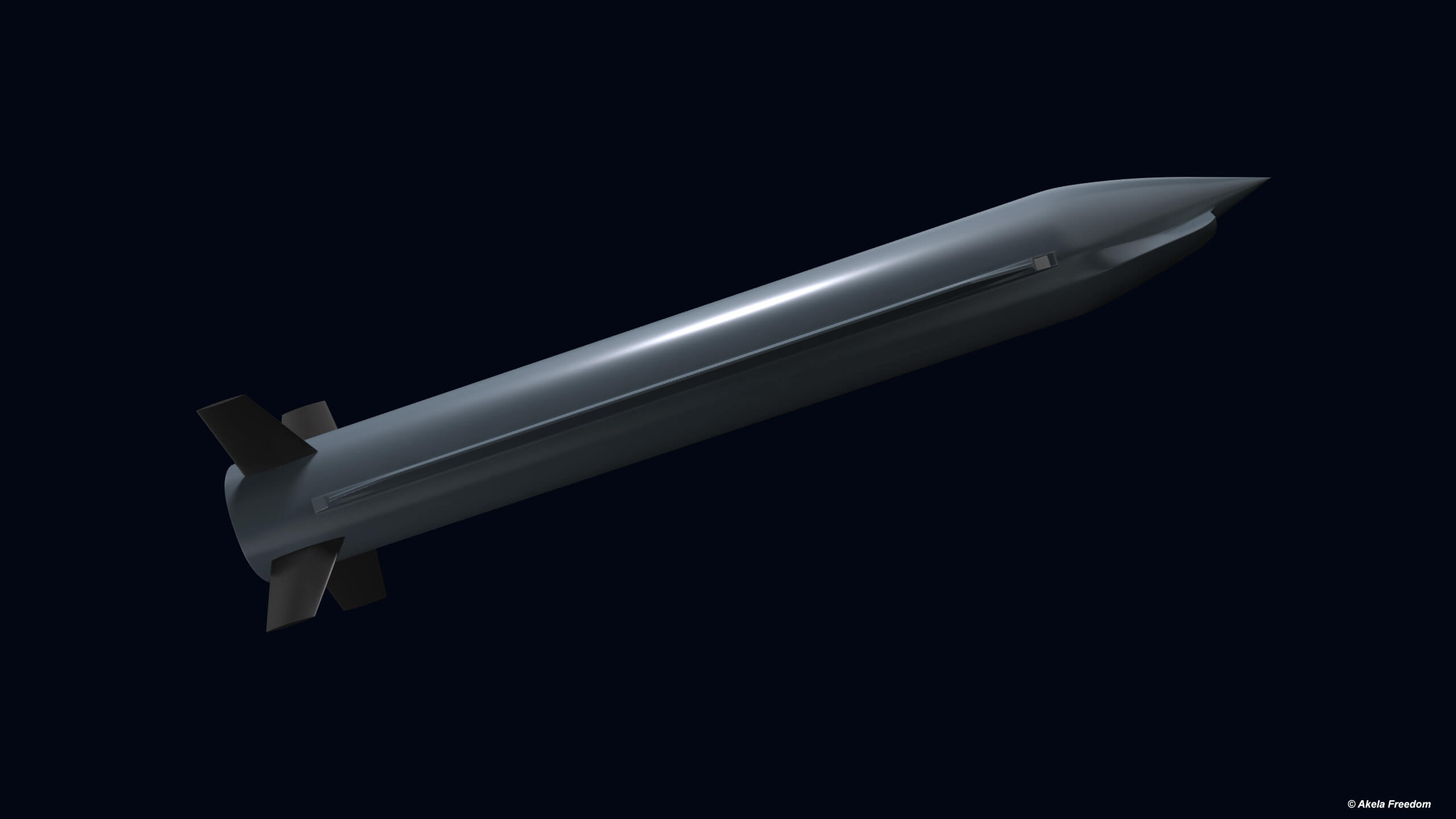 Tyrfing 3Sm Missile - 3D Model by Akela Freedom