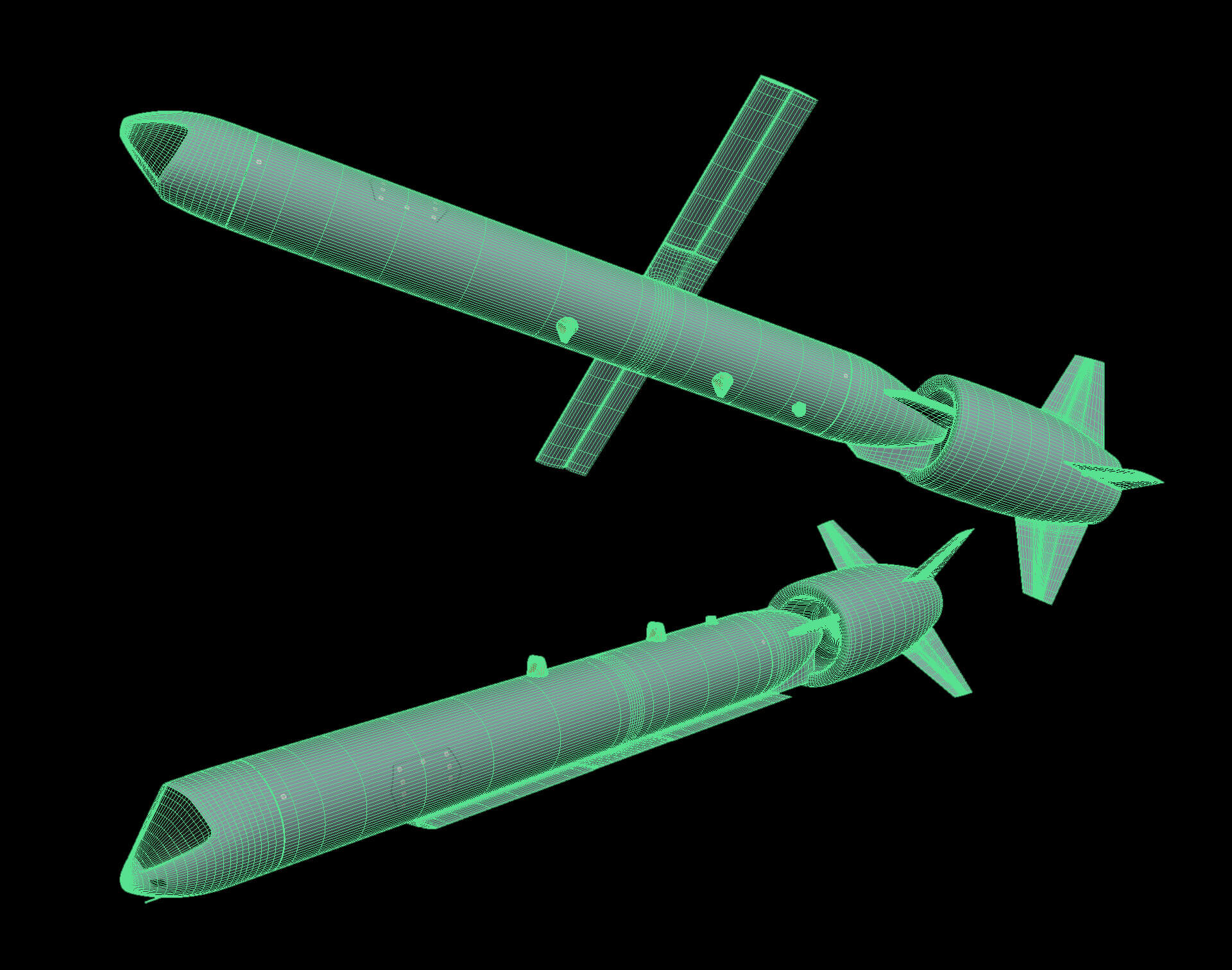Wind Demon Missile - 3D Model by Akela Freedom