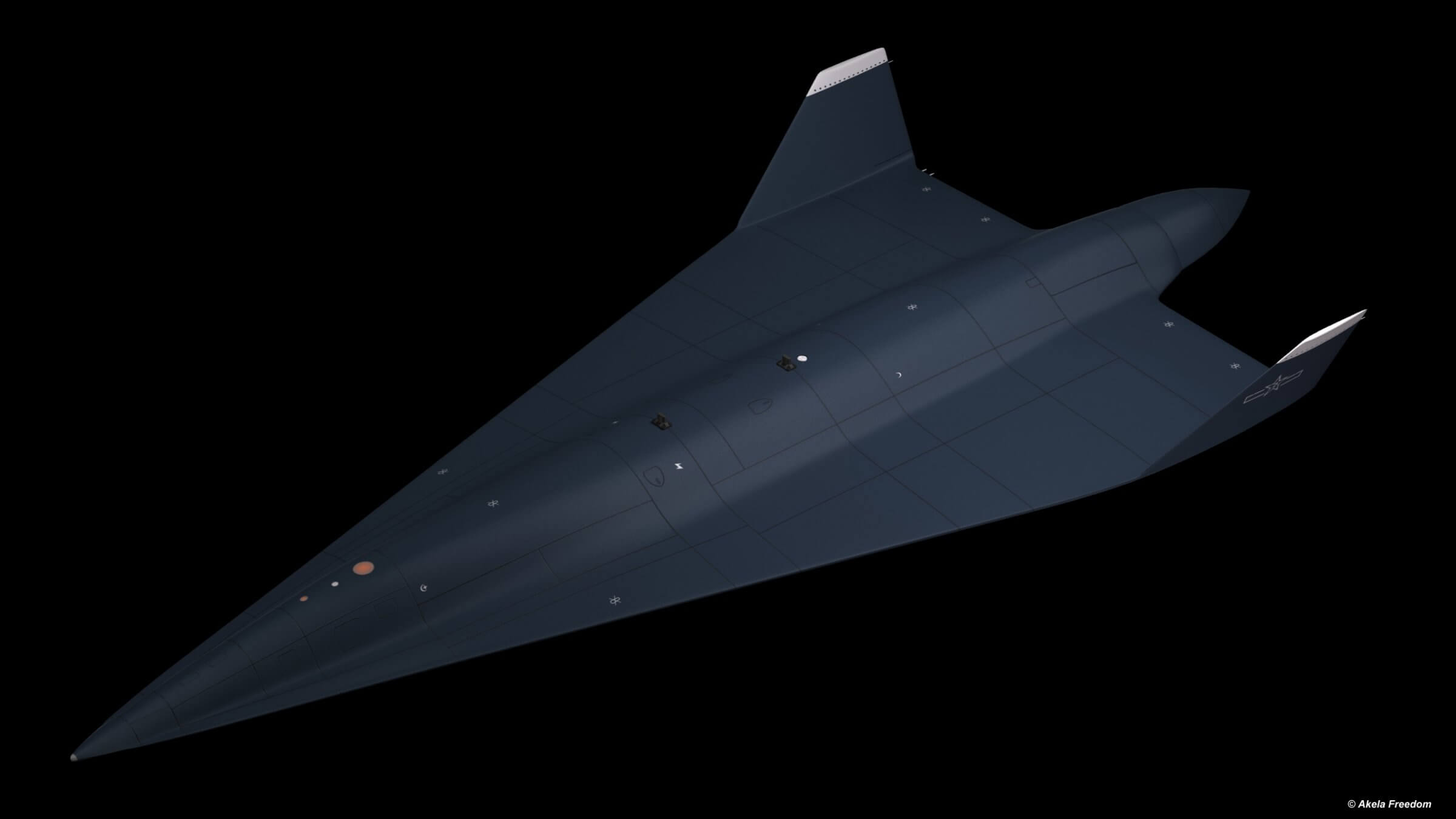 WZ-8 UAV 3D Model by Akela Freedom