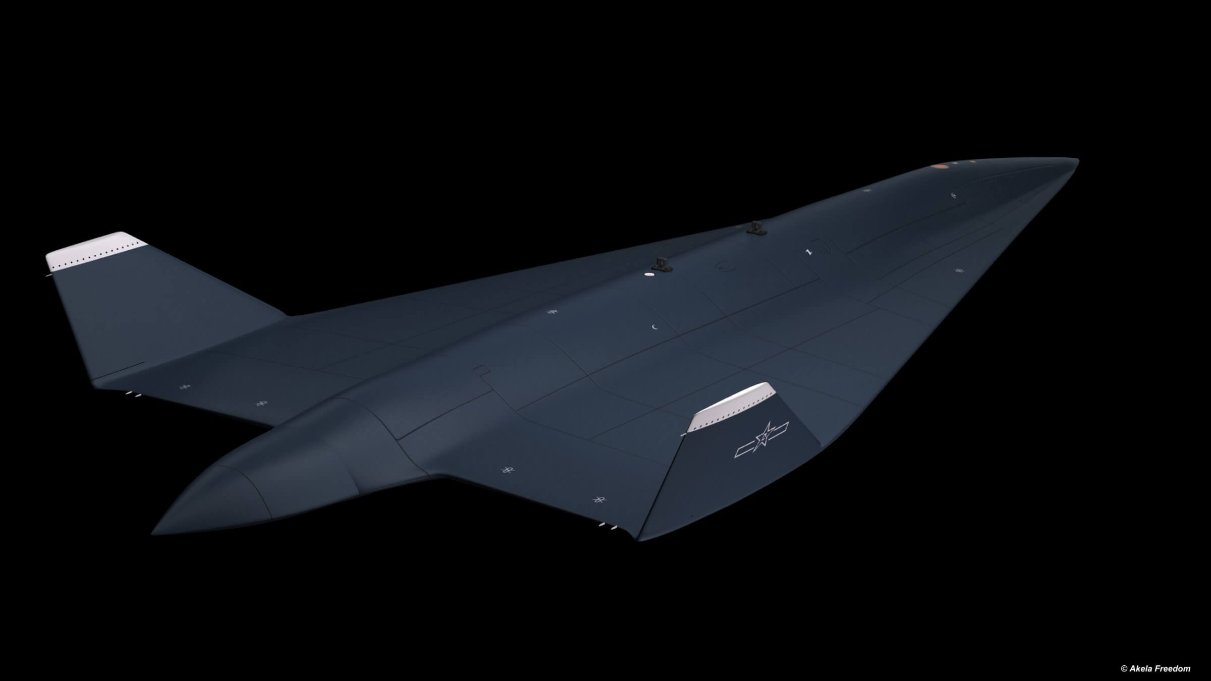 WZ-8 UAV 3D Model by Akela Freedom