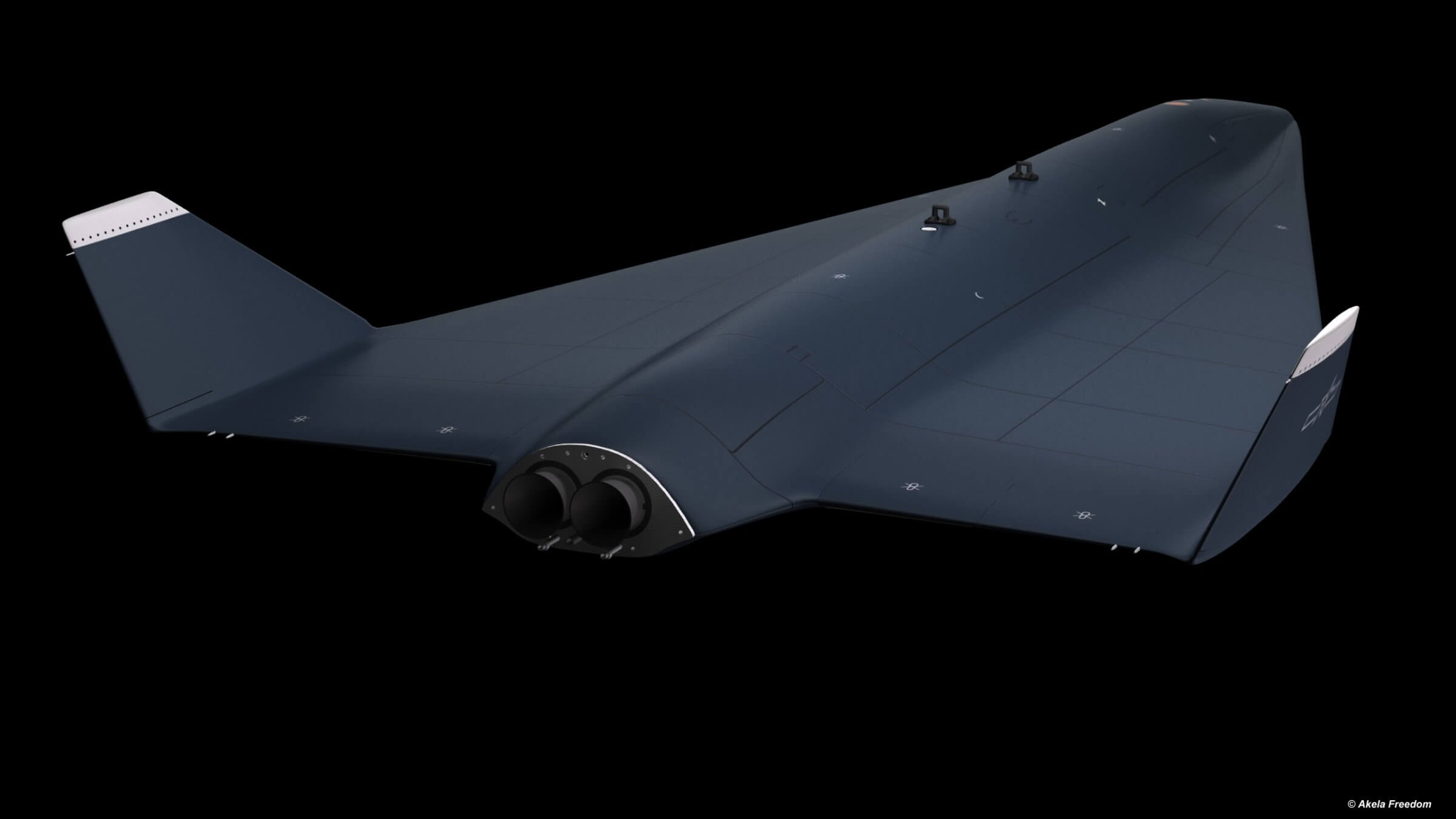 WZ-8 UAV 3D Model by Akela Freedom