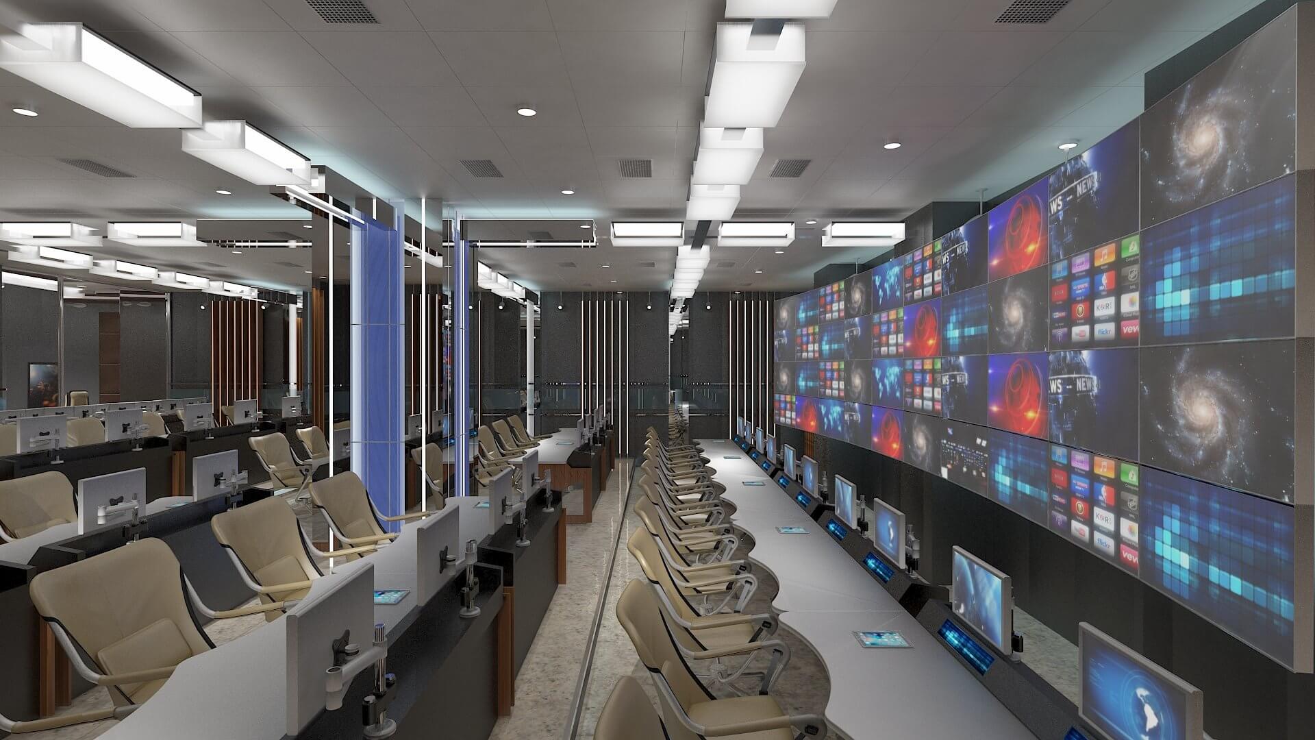 Tv Control Room Layout