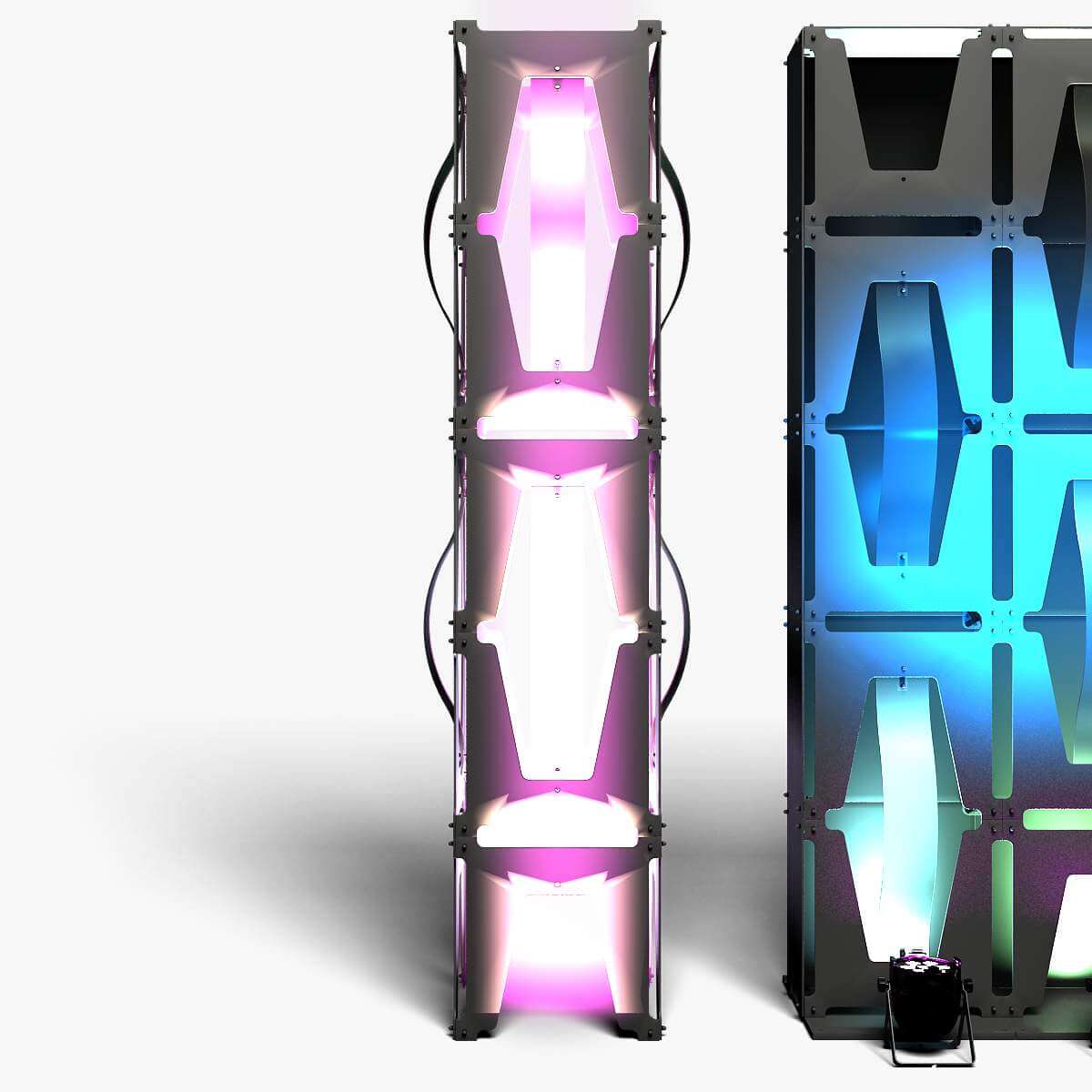 Stage Decor 35 Modular Wall Column - 3D Model by akerstudio