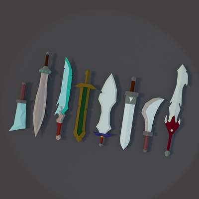 Sword Pack - 3D Model by akifotti