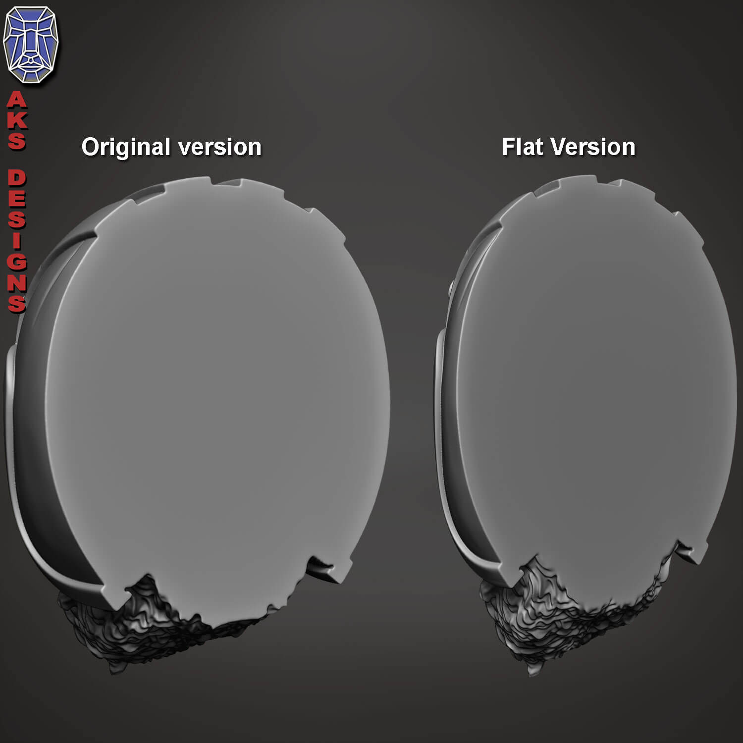 Biker Guerilla 1 Wall Mount Relief - 3D Model by AKS designs