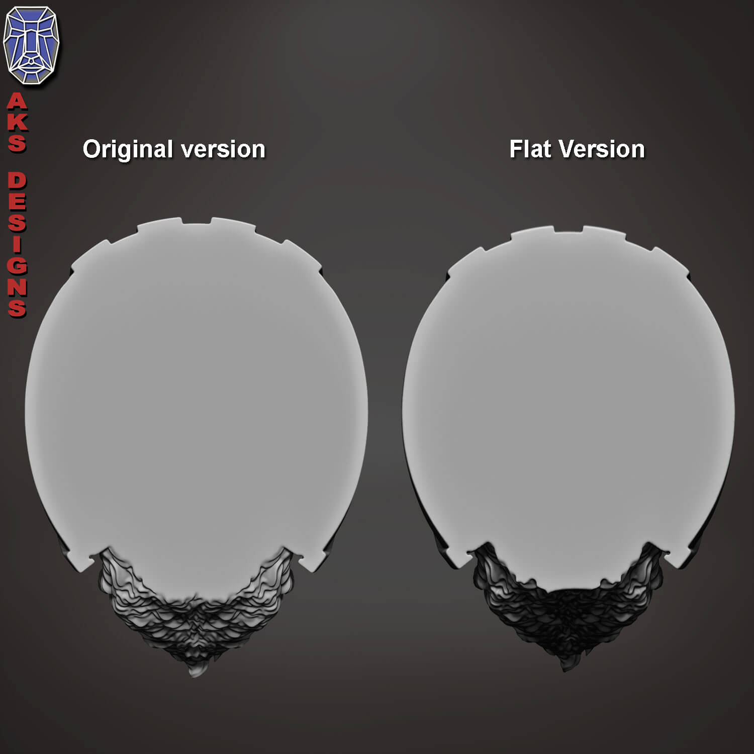 Biker Guerilla 1 Wall Mount Relief - 3D Model by AKS designs