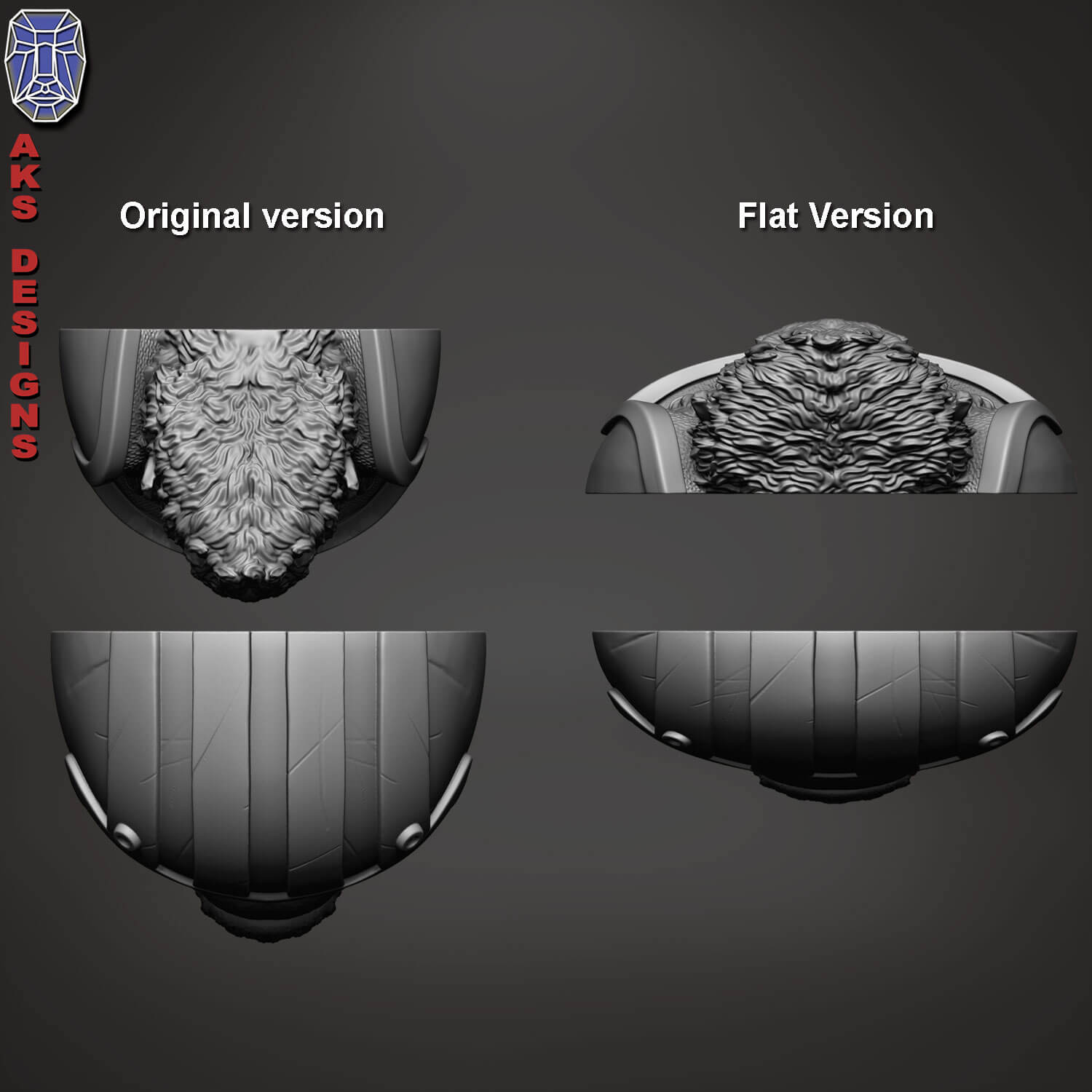 Biker Guerilla 1 Wall Mount Relief - 3D Model by AKS designs