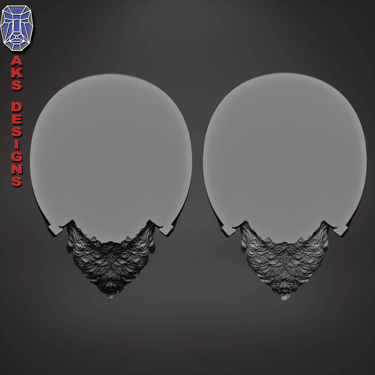 Biker Guerilla 2 Bas Relief - 3D Model by AKS designs